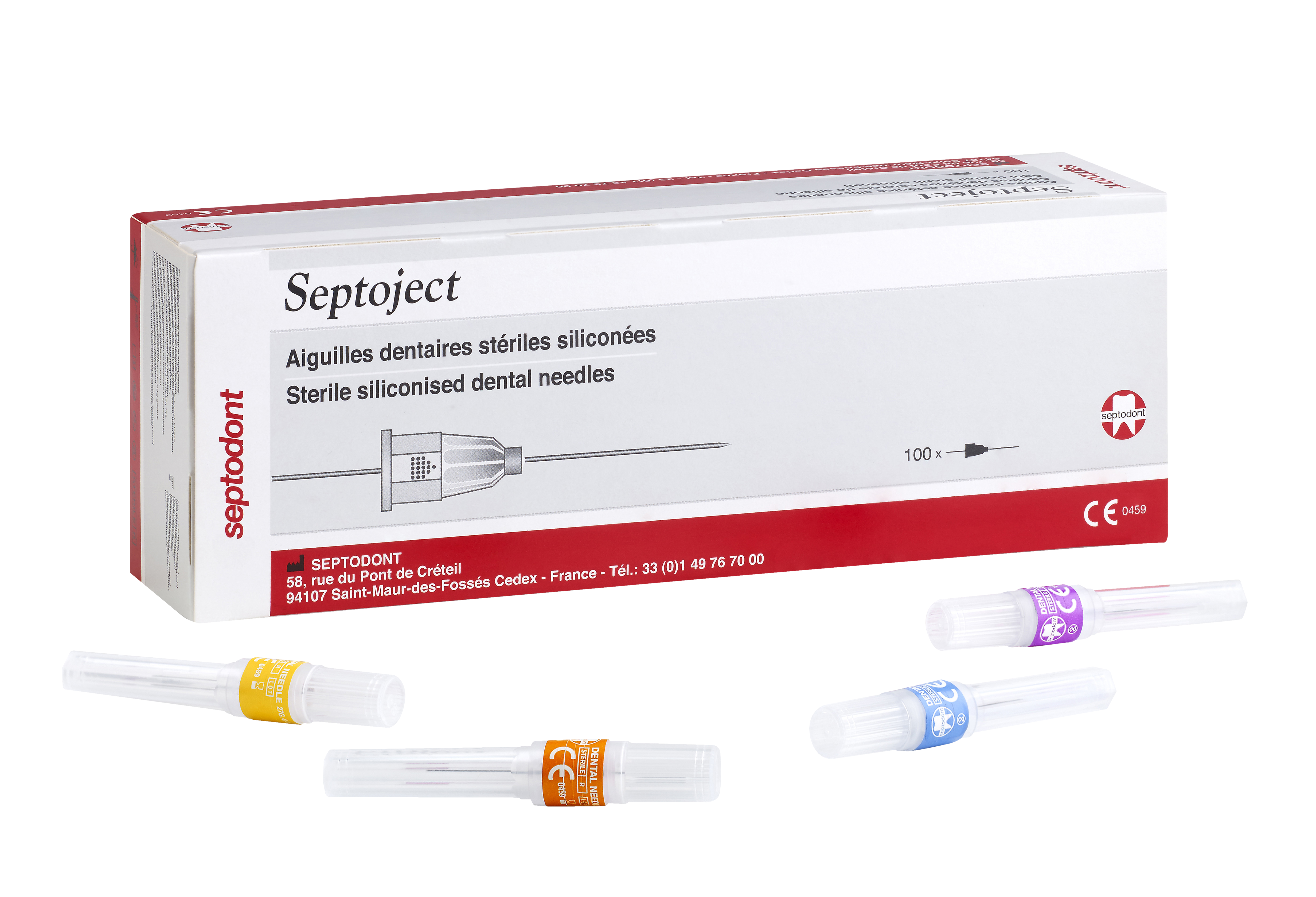 Septodont Septoject Needles Plastic Hub 30G Short 100pk 1001142 - Henry ...