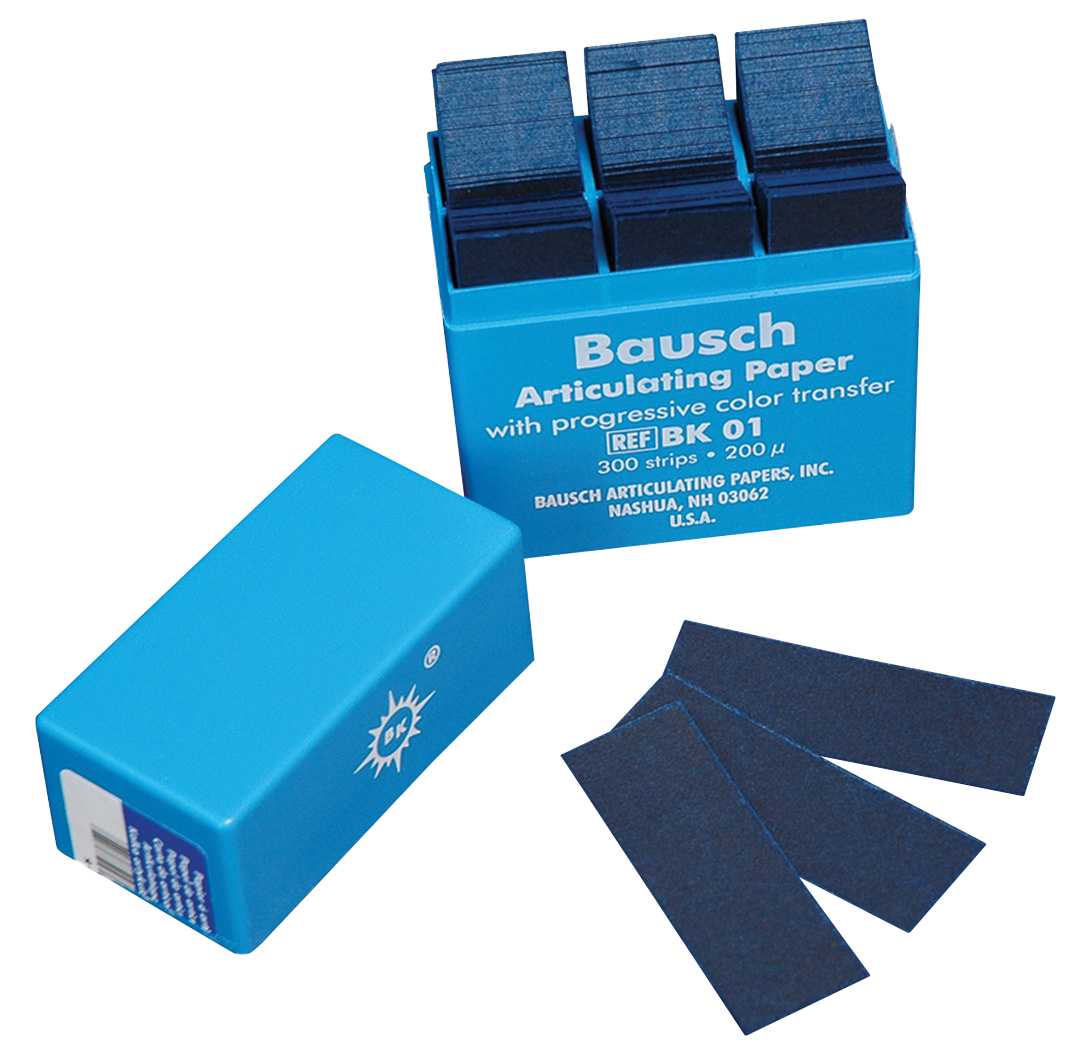 Bausch Articulating Paper Blue Thick BK01 300pk