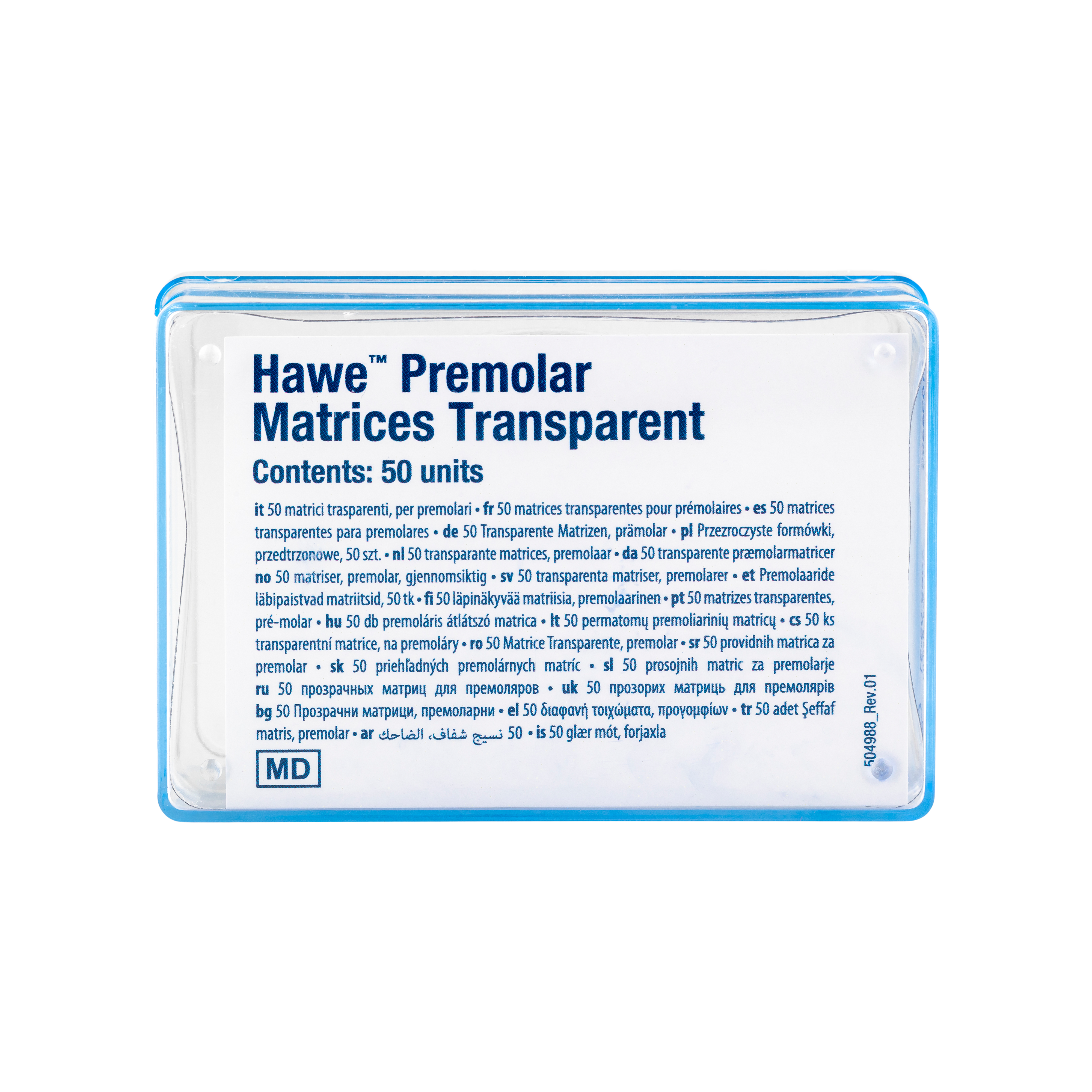Kerr Hawe Transparent Premolar Matrices No773 50pk 213578 - Henry ...
