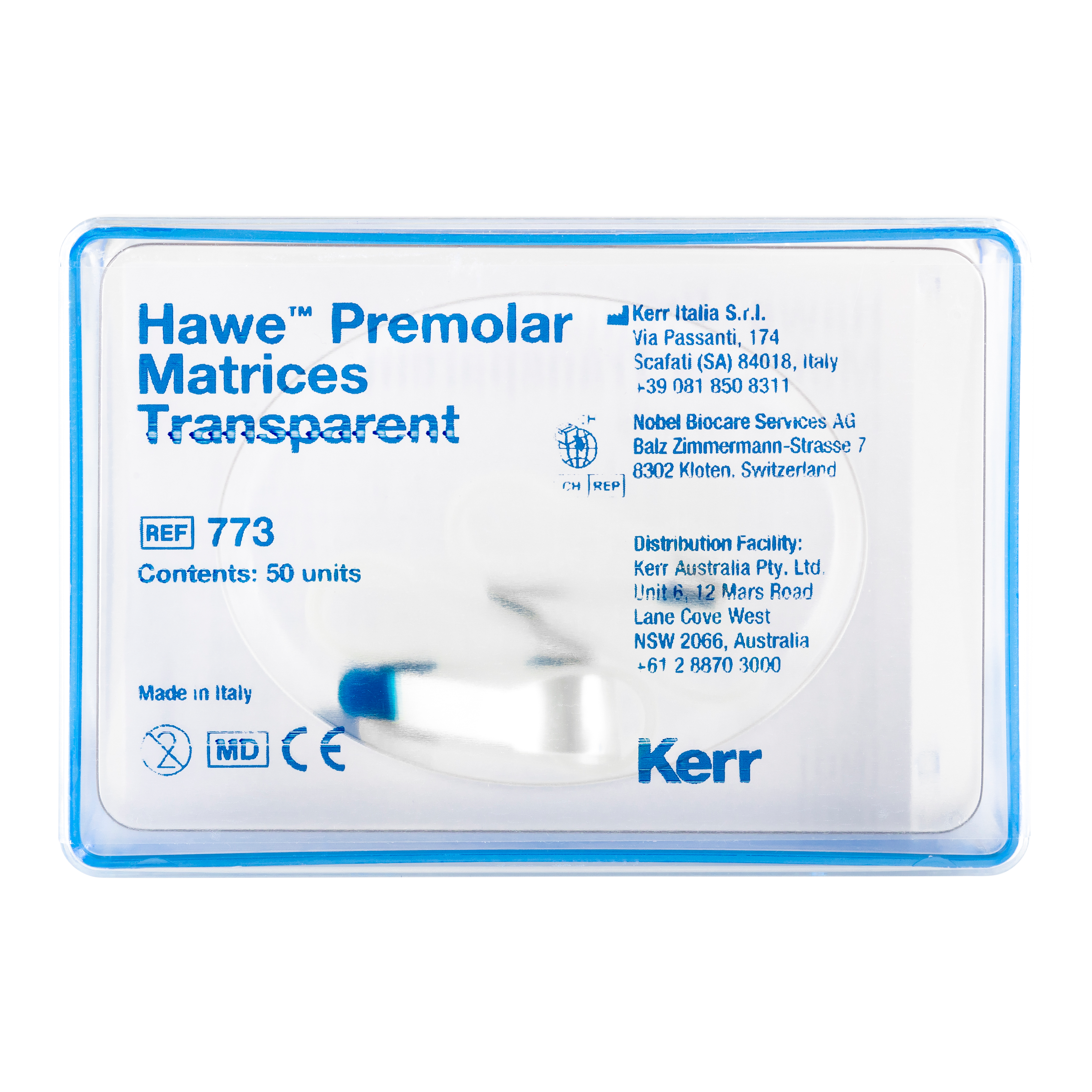 Kerr Hawe Transparent Premolar Matrices No773 50pk 213578 - Henry ...