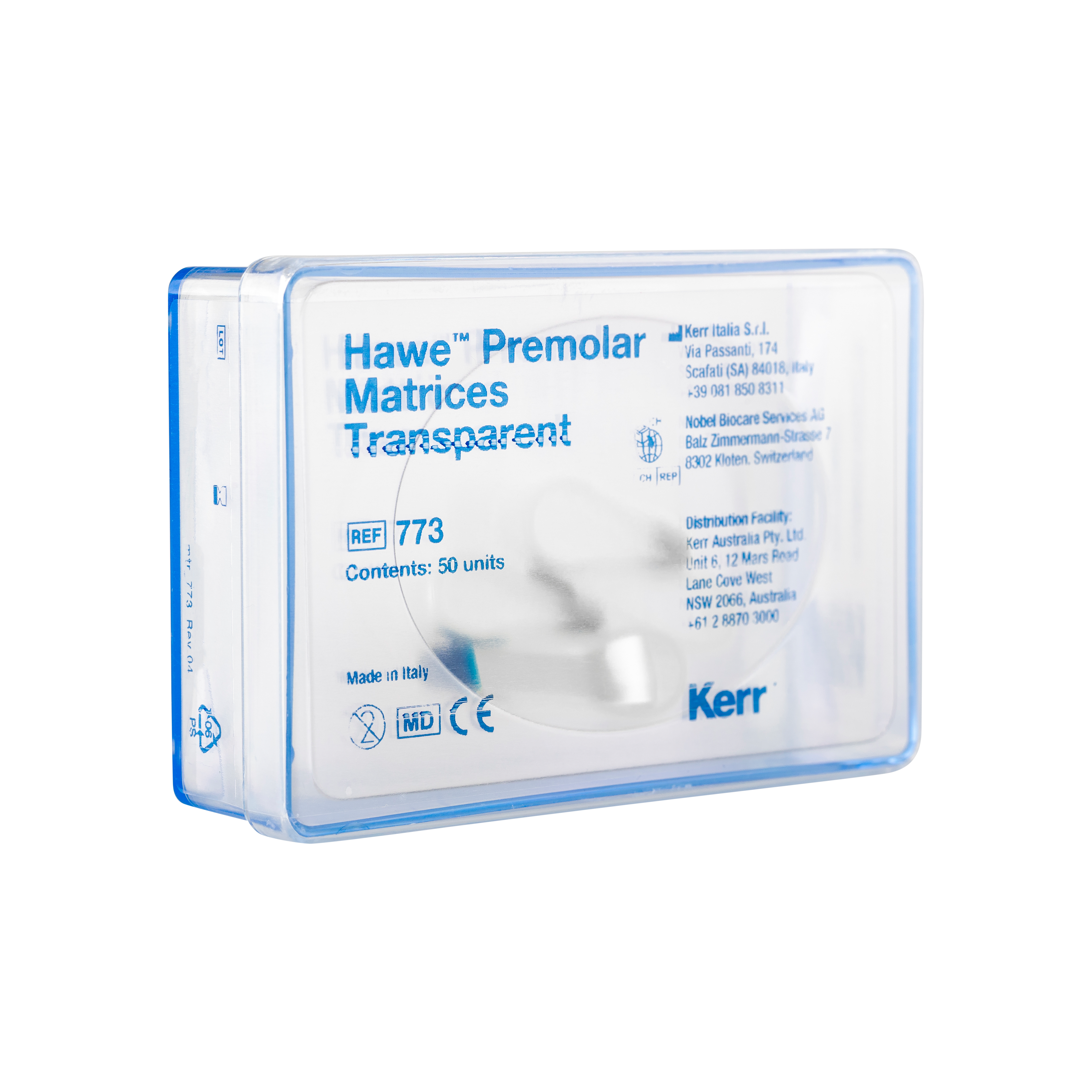Kerr Hawe Transparent Premolar Matrices No773 50pk 213578 - Henry ...