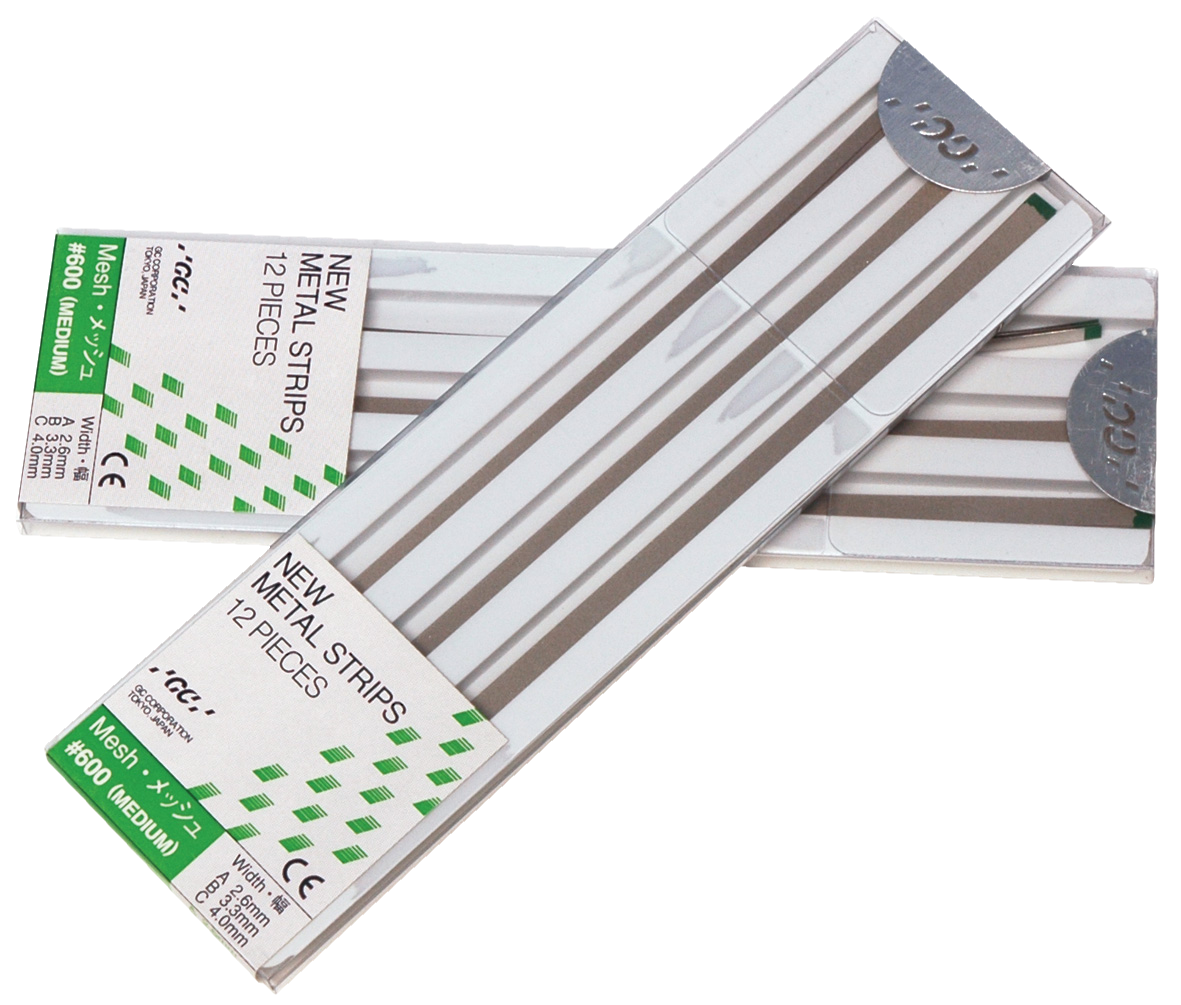 GC Europe Metal Strip Finishing Assorted Green 12pk 215190 - Henry ...