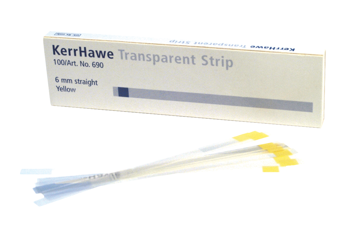 Kerr Hawe Matrix Strips Transparent Straight 6mm No 690 100pk 215680 ...