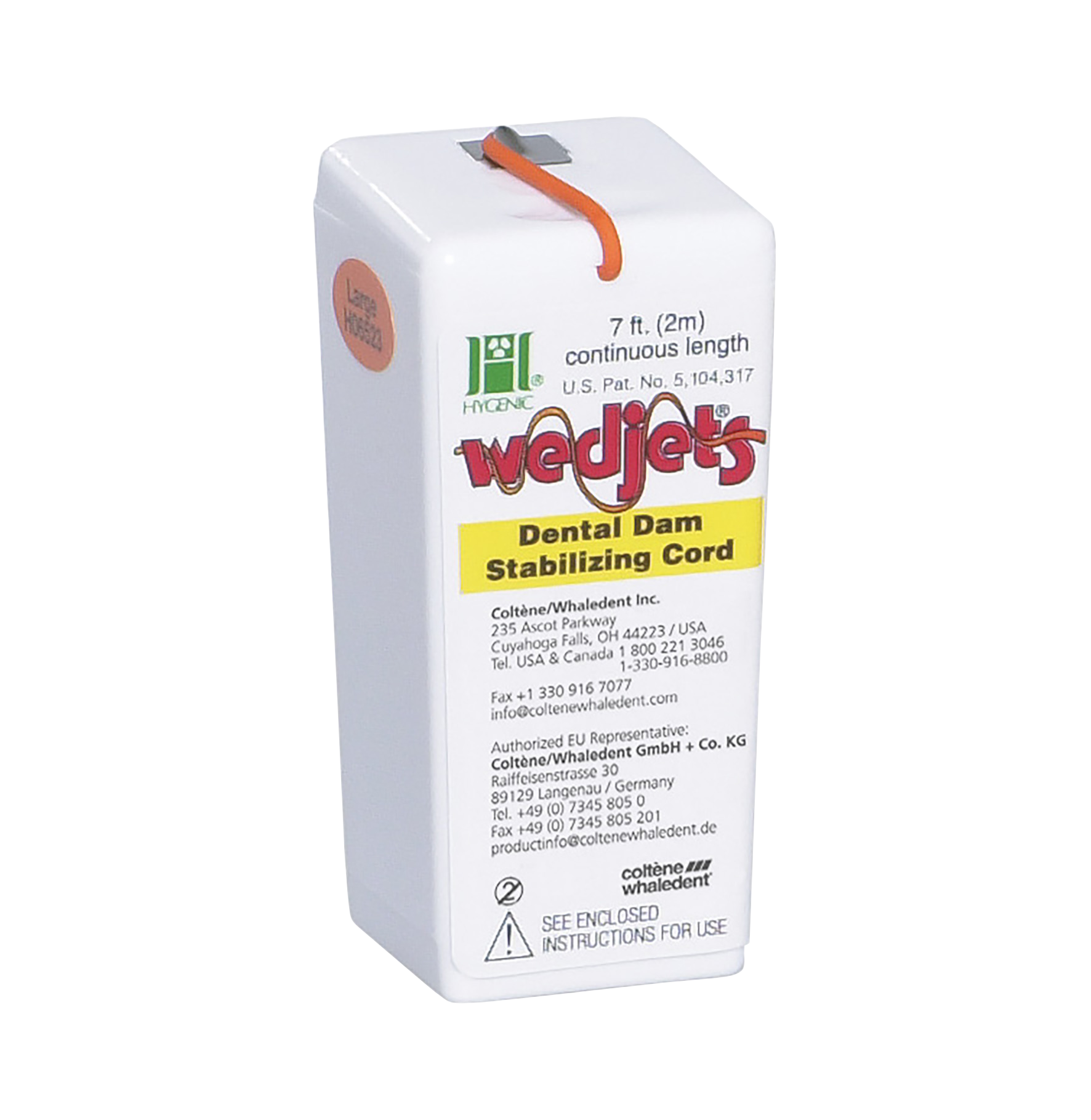 Coltene Wedjets Large 7ft Orange 217941 - Henry Schein - UK