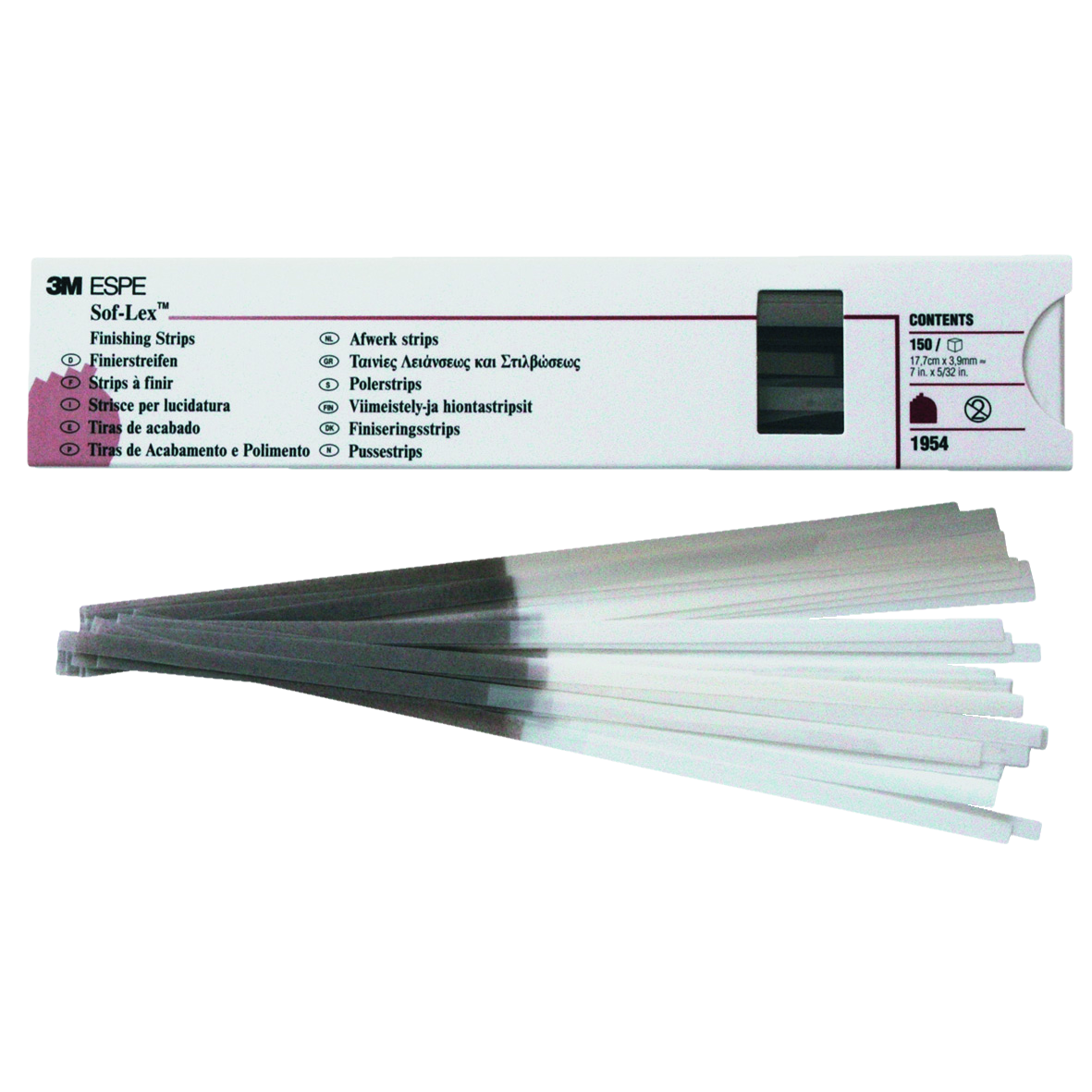 Solventum Sof-Lex Strip Coarse Medium 4mm 1954 150pk 21954 - Henry ...