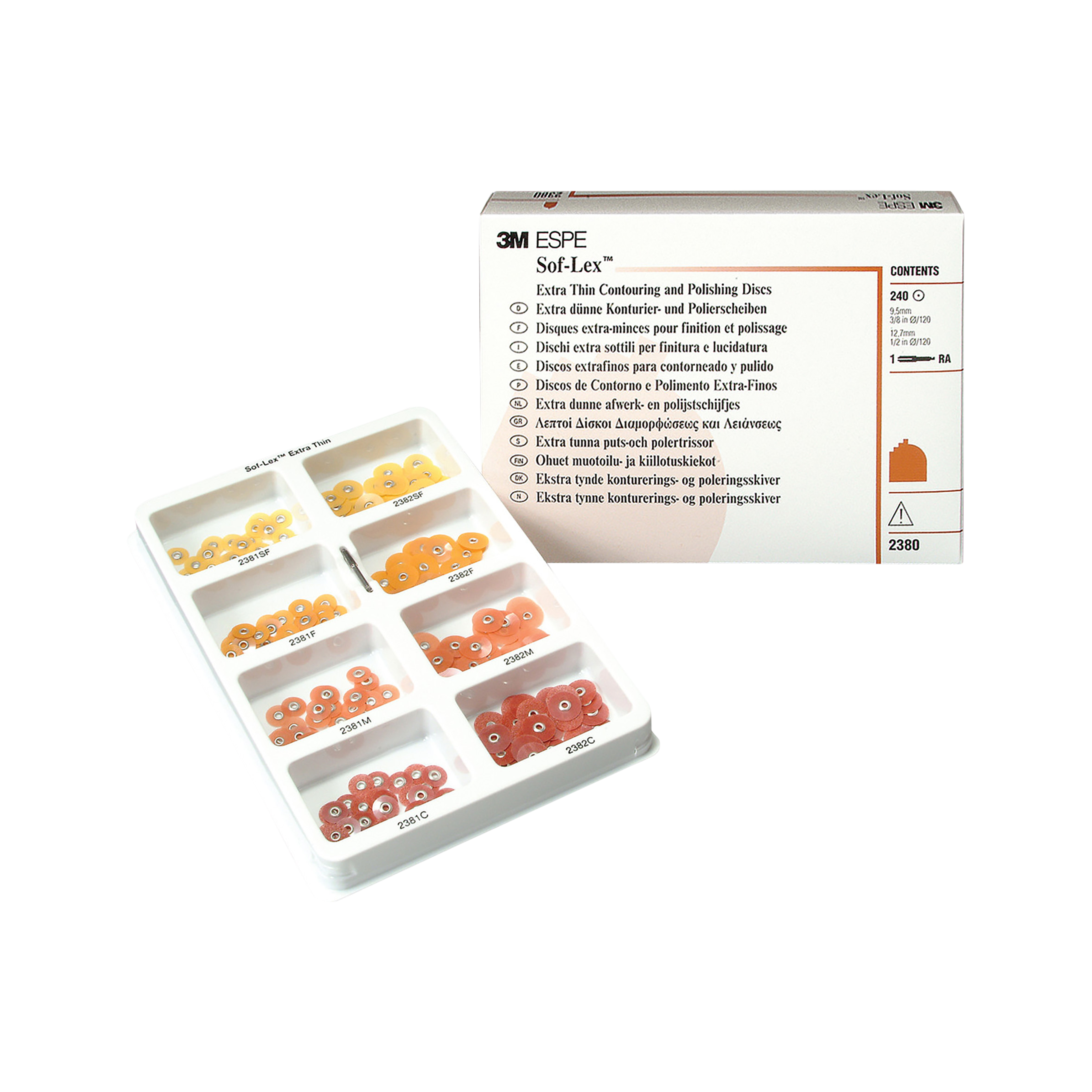 Solventum 3M Sof-Lex XT Starter Kit Extra Thin 2380 22380 - Henry ...