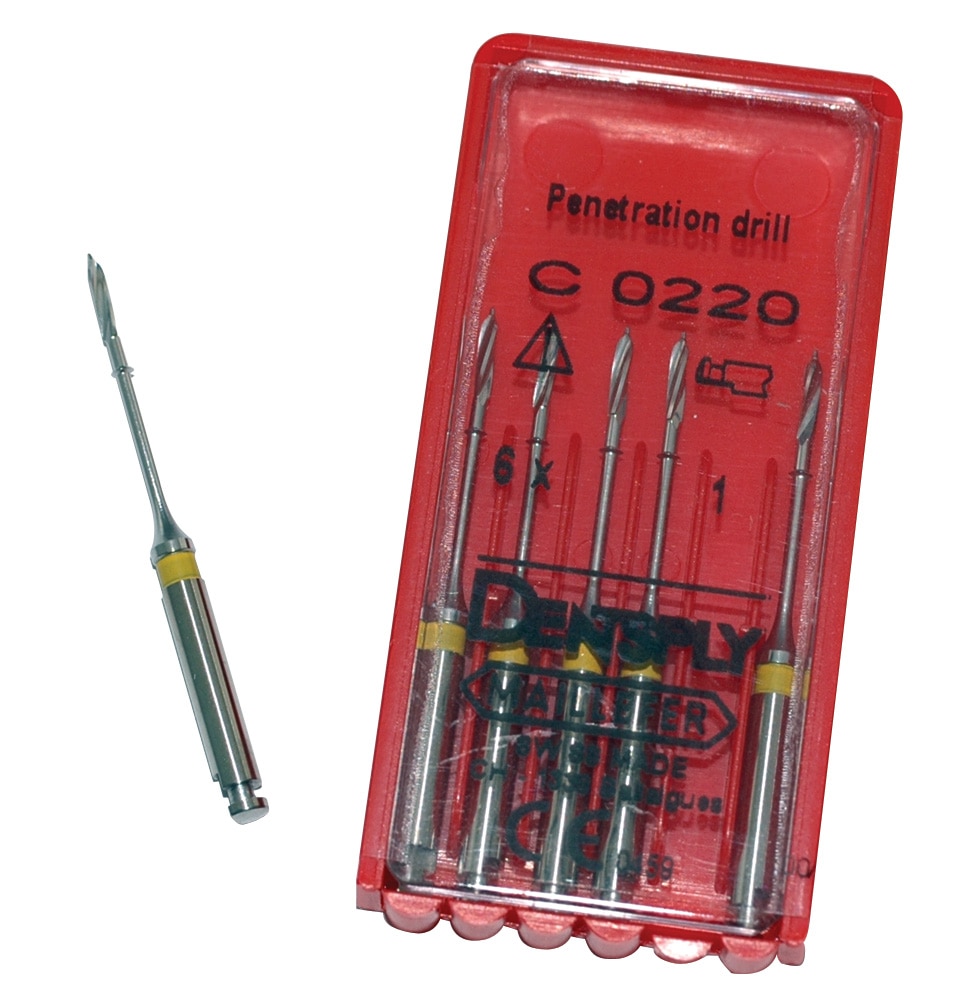 Dentsply Sirona Radix Anker Compact Drill 220 Size 1 6pk 230651 - Henry ...