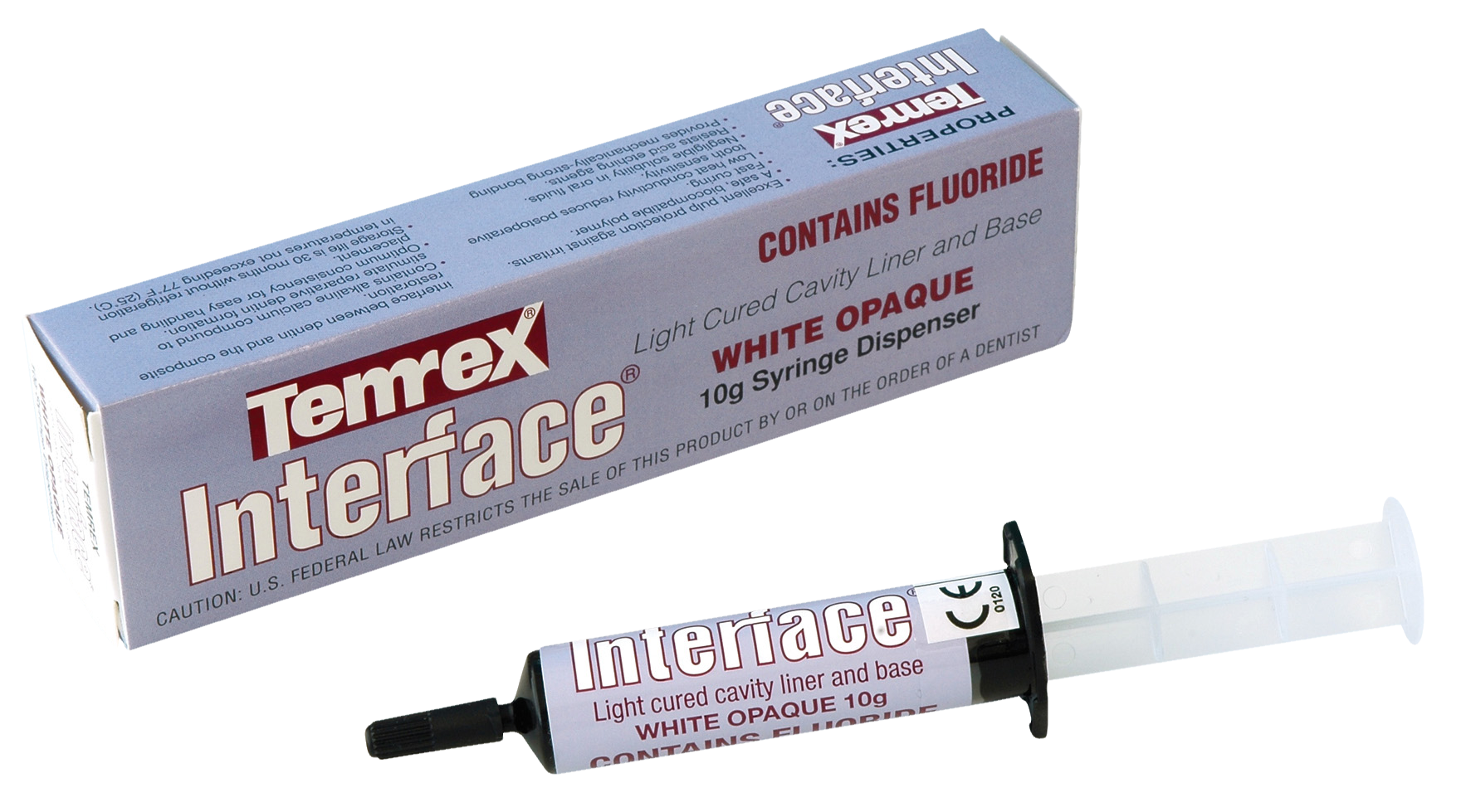 Temrex Interface Cavity Liner Syringe White Opaque 10g 432620 - Henry ...