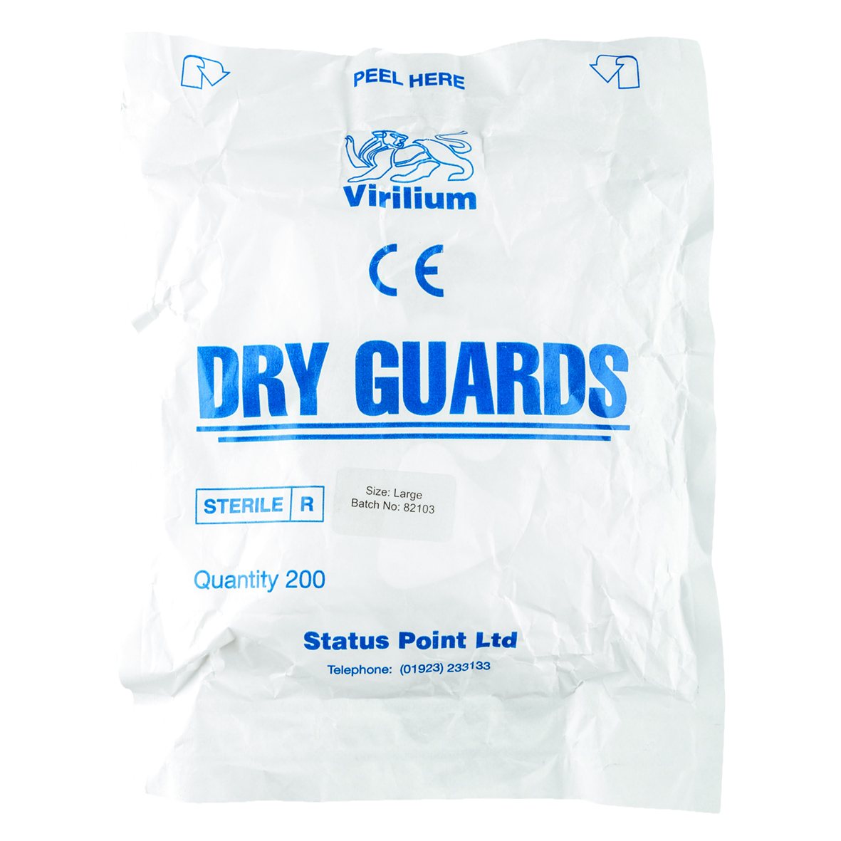 Virilium Virilium Dry Guards Large 200pk 500562 - Henry Schein - UK