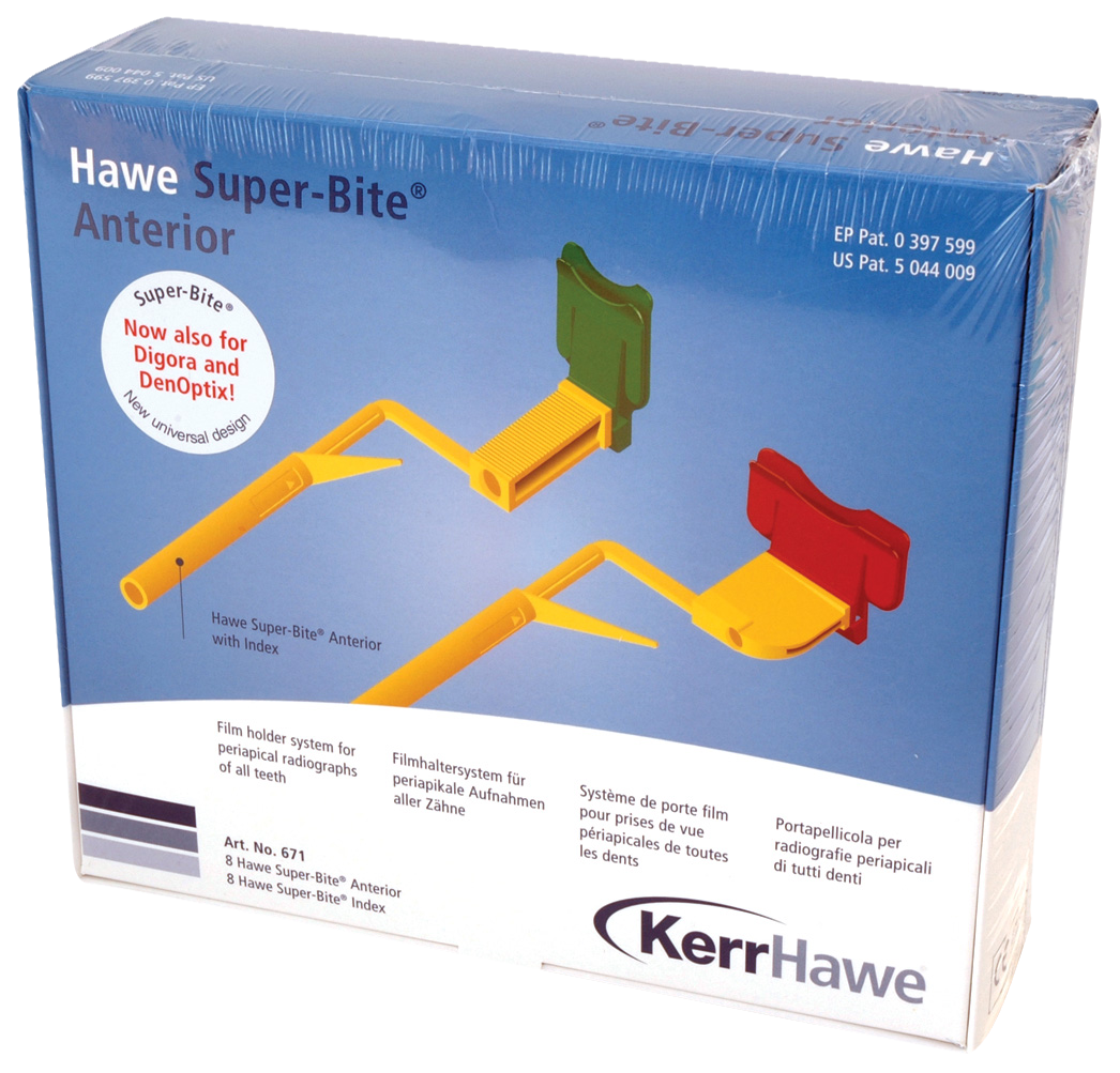Kerr Super-Bite Film Holder Anterior Index No 671 8pk 592082 - Henry ...