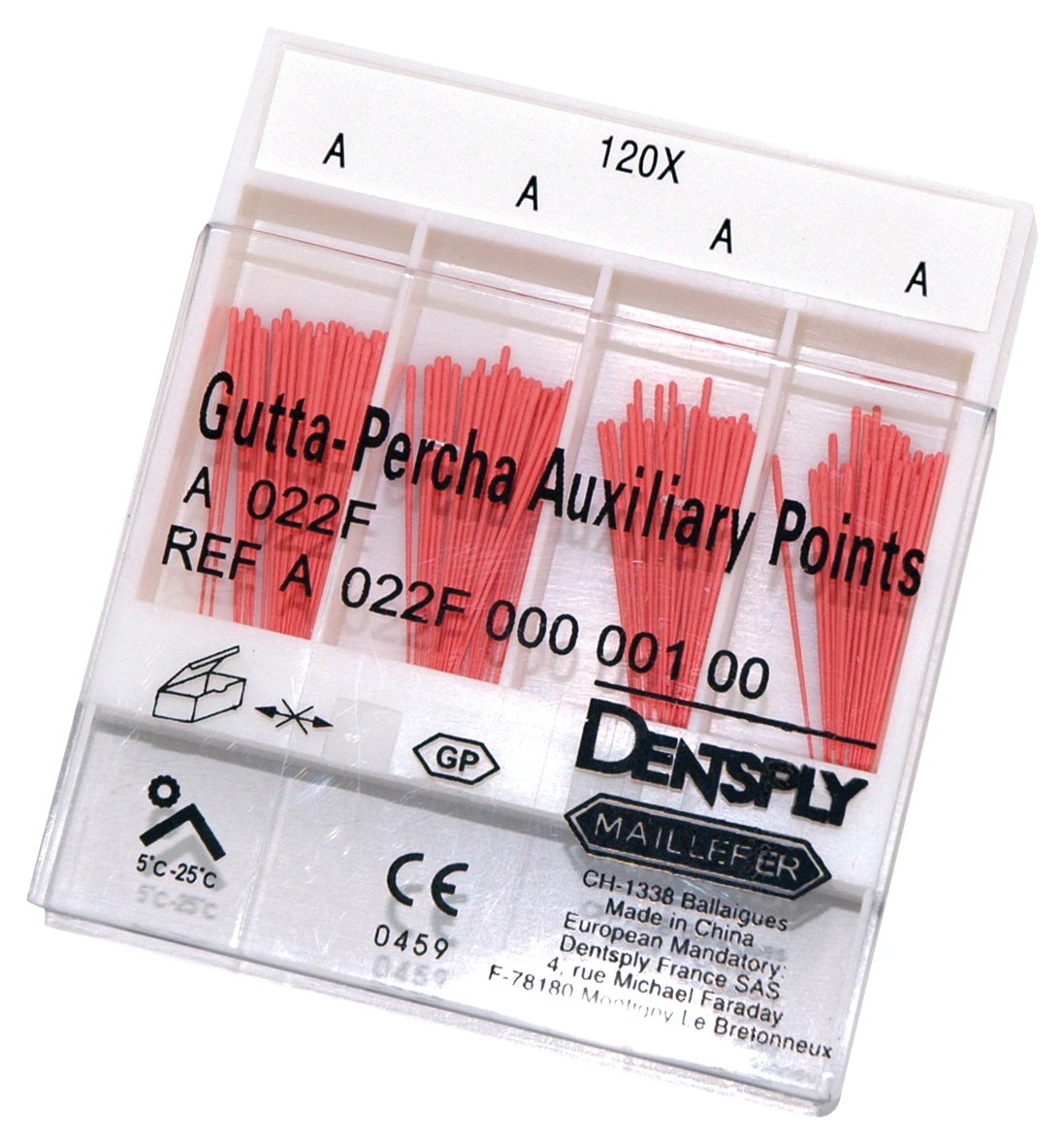 Dentsply Sirona GP Points Auxiliary A 120pk 400550 - Henry Schein - UK