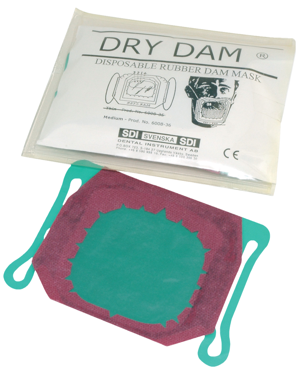 Directa Rubber Dam Dry Dam Disposable Masks Medium 25pk 217886 - Henry ...
