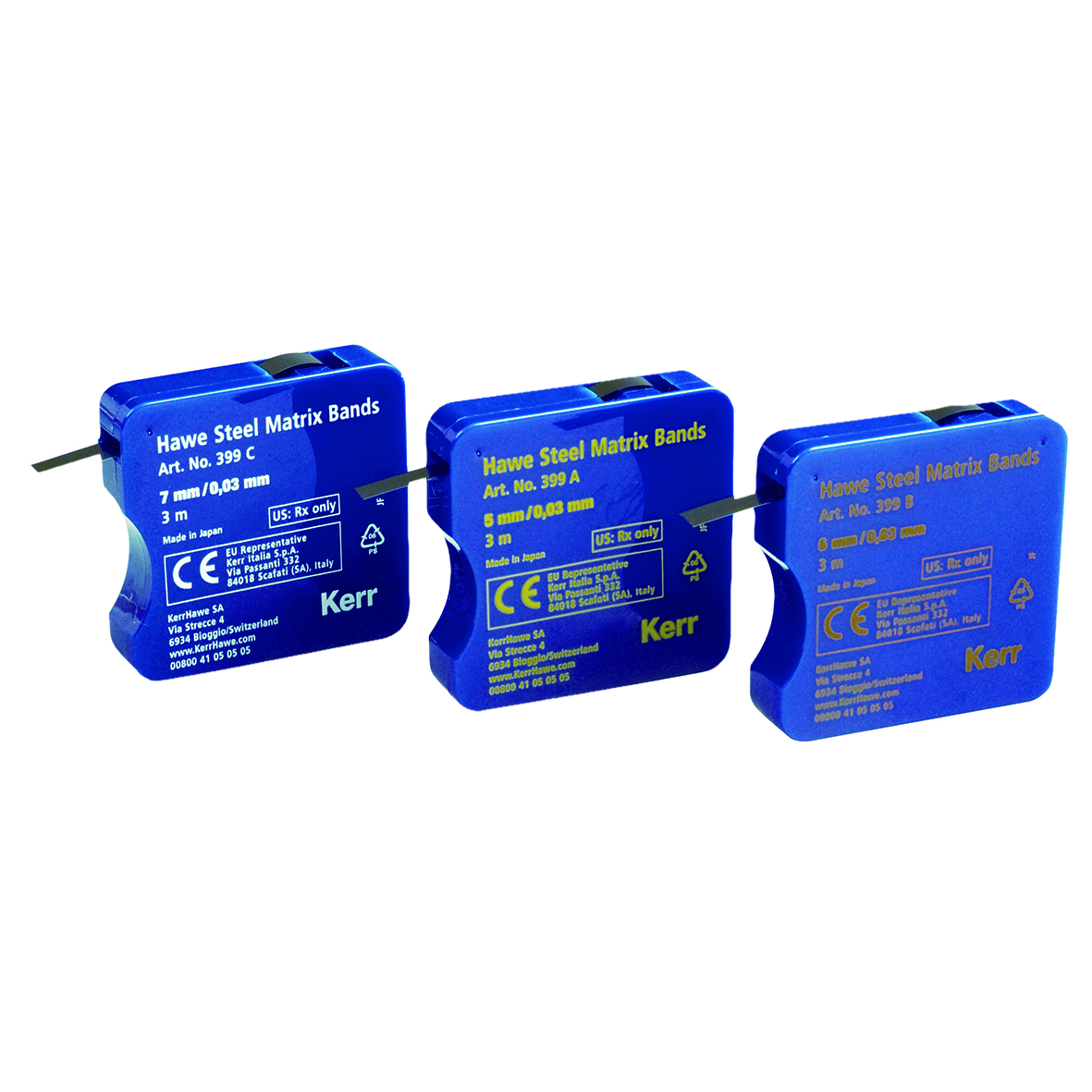 Kerr Hawe Steel Matrix Bands X-Thin 5mm No 399A 3m 215375 - Henry ...