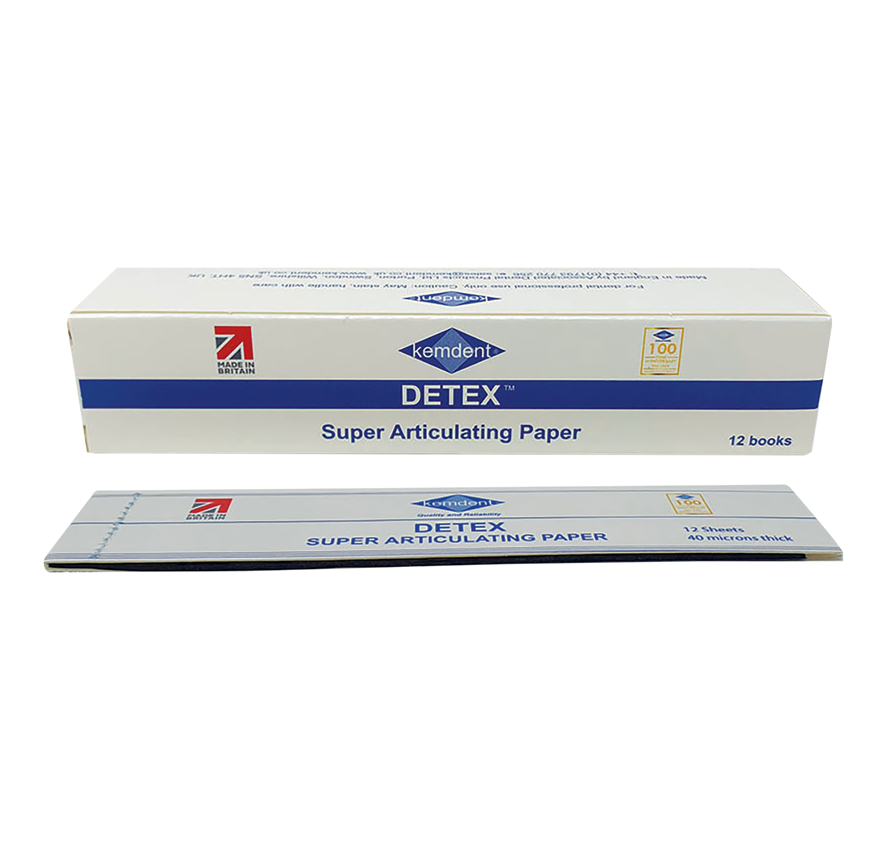 Associated Dental Products Detex Articulating Paper Blue 10pk 211536 ...