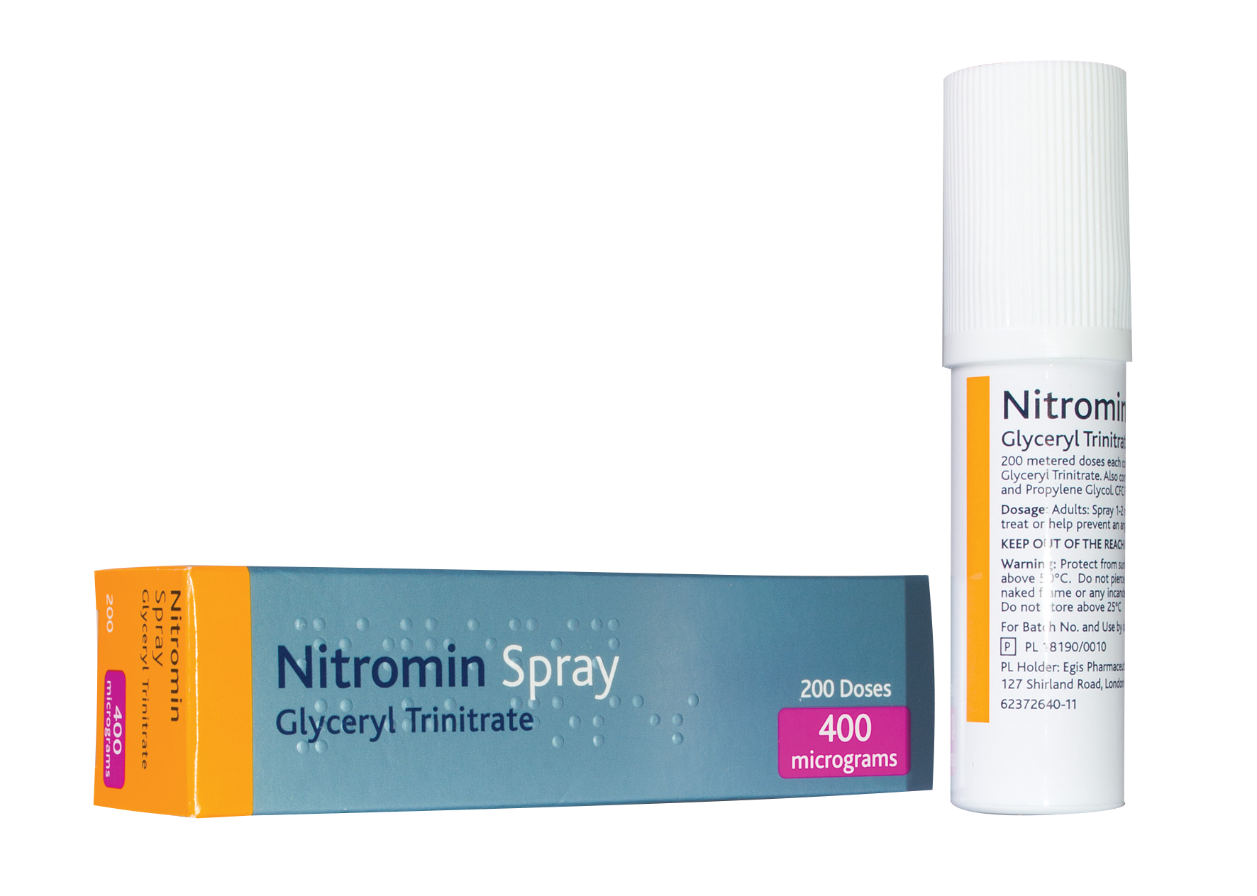 Ayrton Saunders Ltd Glyceryl Trinitrate Spray 200 x 0.4mg Doses 082514 ...