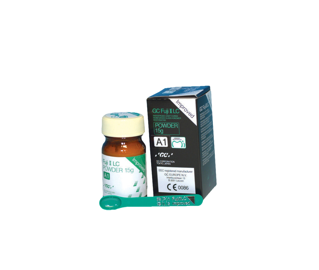 GC Europe Fuji II LC Glass Ionomer Powder A1 15g 201638 - Henry Schein - UK