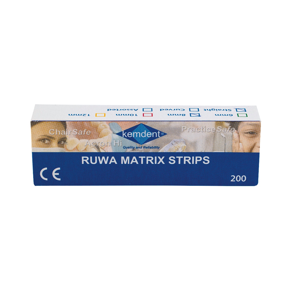 Associated Dental Products Ruwa Matrix Strips Straight 6mm 200pk 219518 ...