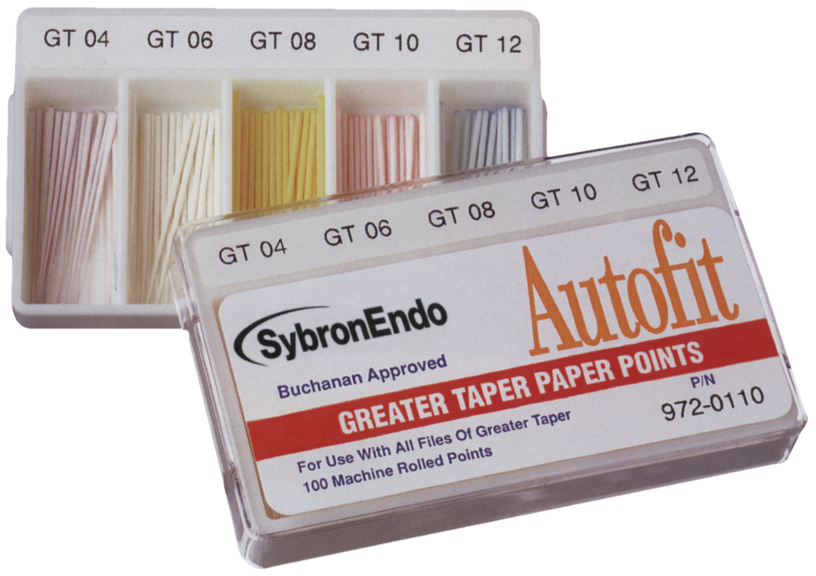 Kerr Endodontics Analytic Autofit Paper Points Assorted 04-12 100pk ...