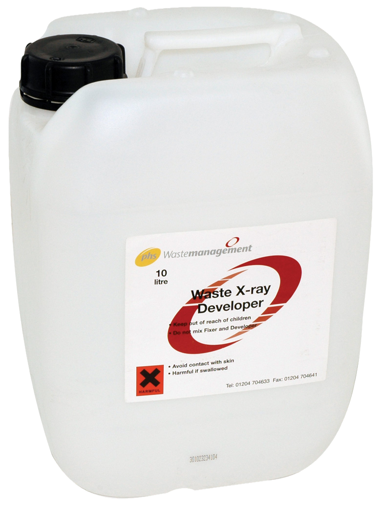 PHS Waste Management Waste X-Ray Developer Collection & Disposal 10L ...