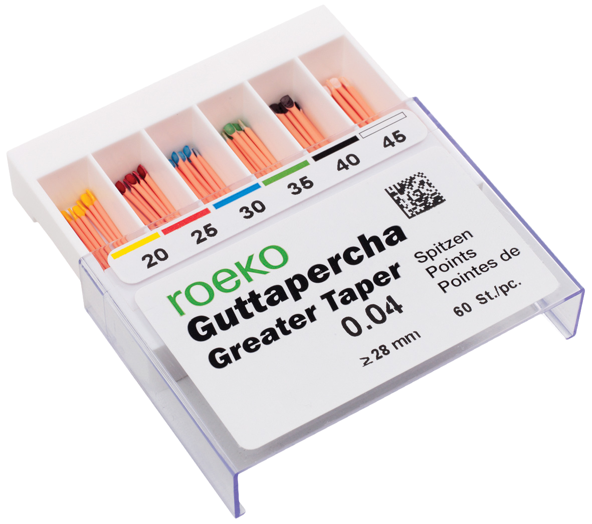 Roeko Roeko GP Points Greater Taper 0.04 Assorted 20 45 401023 - Henry ...