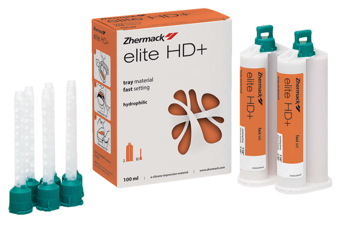 Zhermack Elite HD+ Tray Material Heavy Body Cartridge 50ml 2pk 018712 ...