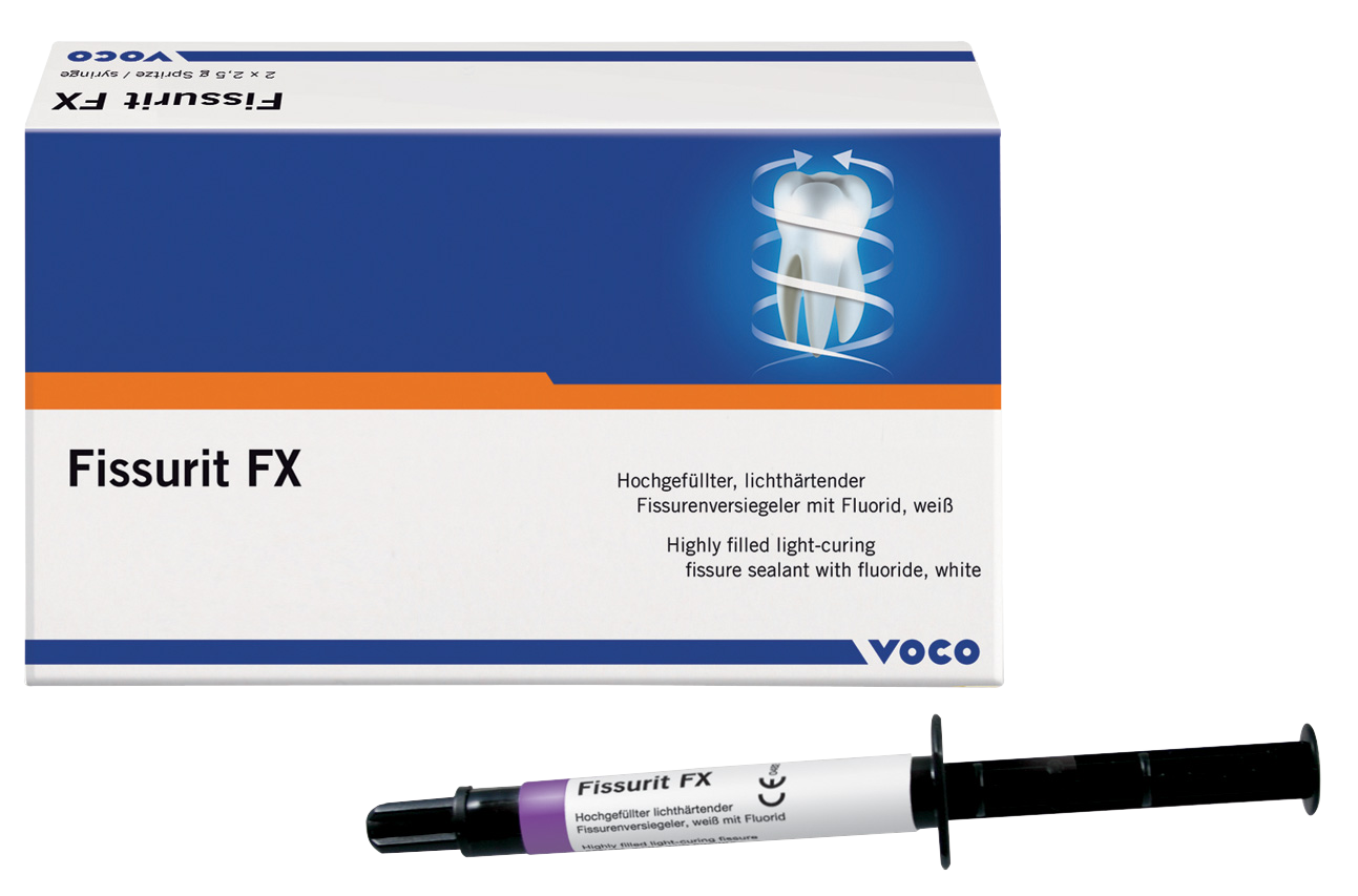 Voco Fissurit FX LC Sealant Syringes 2.5g 2pk 206075 - Henry Schein - UK