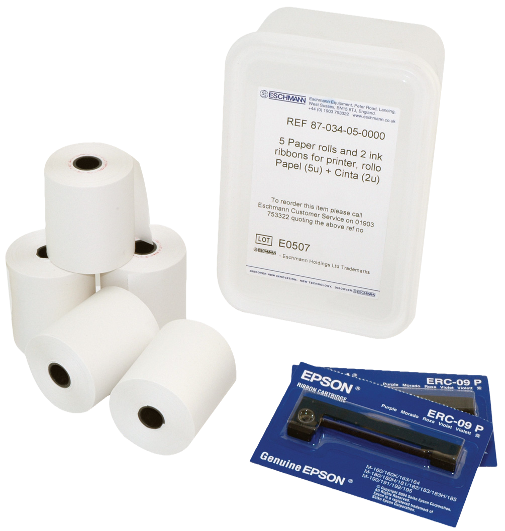 Eschmann SES Autoclave Paper Rolls 5pk & Ink Ribbons 2pk 760145 - Henry ...