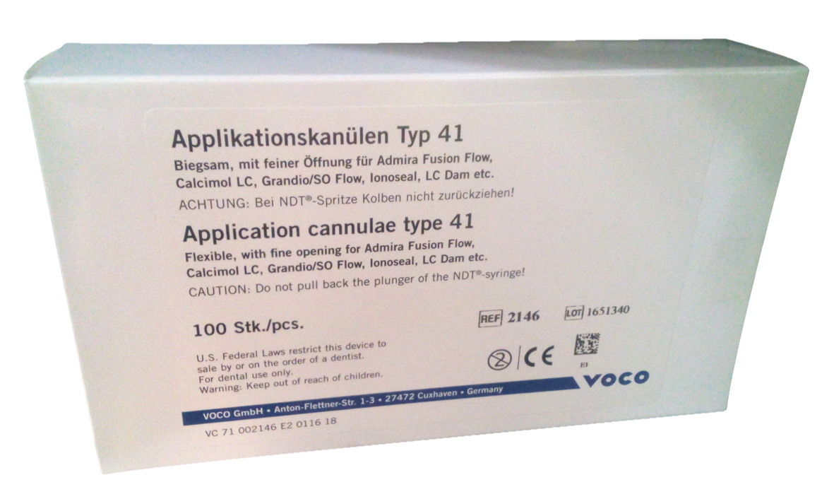 Voco Grandio Flow Applicator Tip Type 41 100pk 213359 - Henry Schein - UK
