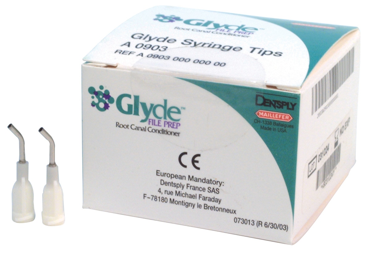 Dentsply Sirona Glyde Syringe Tips 50pk 121162 - Henry Schein - UK