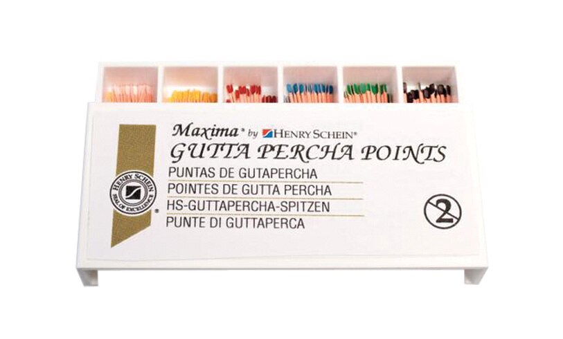 Henry Schein HS Maxima Gutta Percha Points Assorted 15-40 120pk 402048 ...