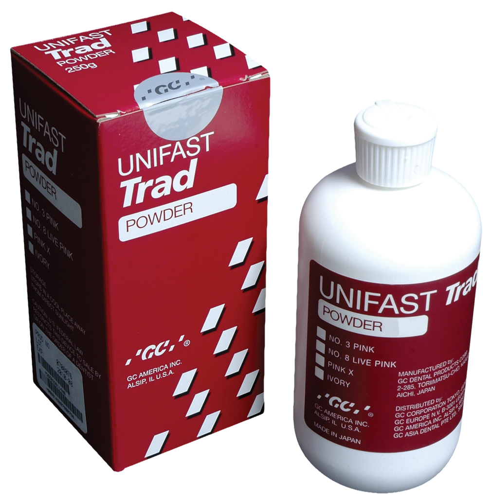 GC Europe Unifast Trad Powder Pink 100g 458378 - Henry Schein - UK