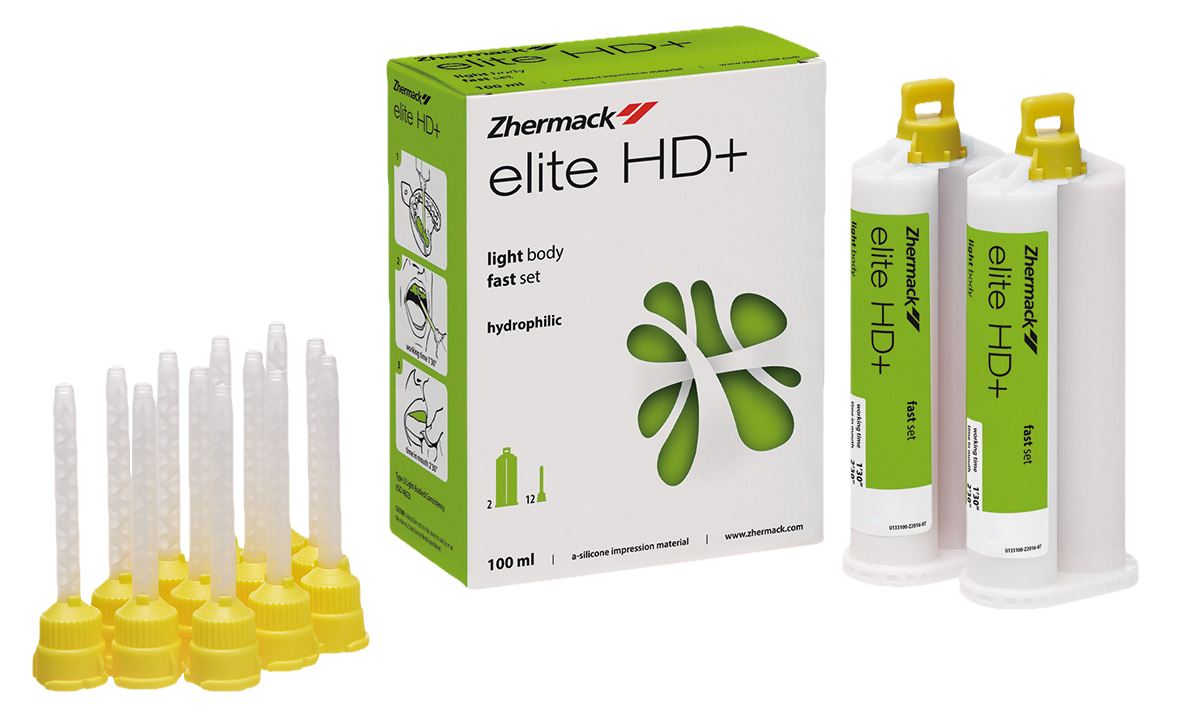 Zhermack Elite HD+ Fast Set Light Body Cartridge 50ml 2pk 800760 ...