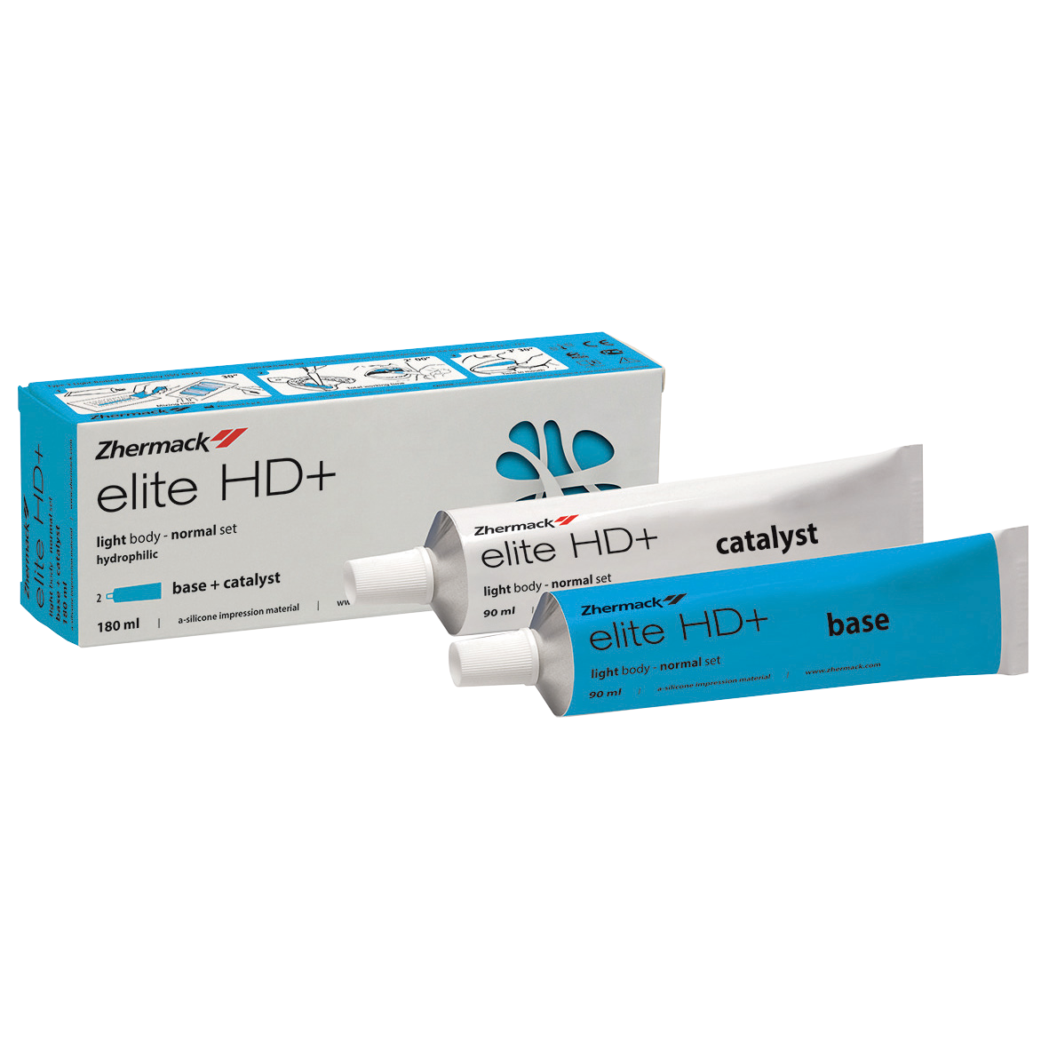 Zhermack Elite HD+ Normal Set Light Body Tubes 90ml 2pk 1045604 - Henry ...