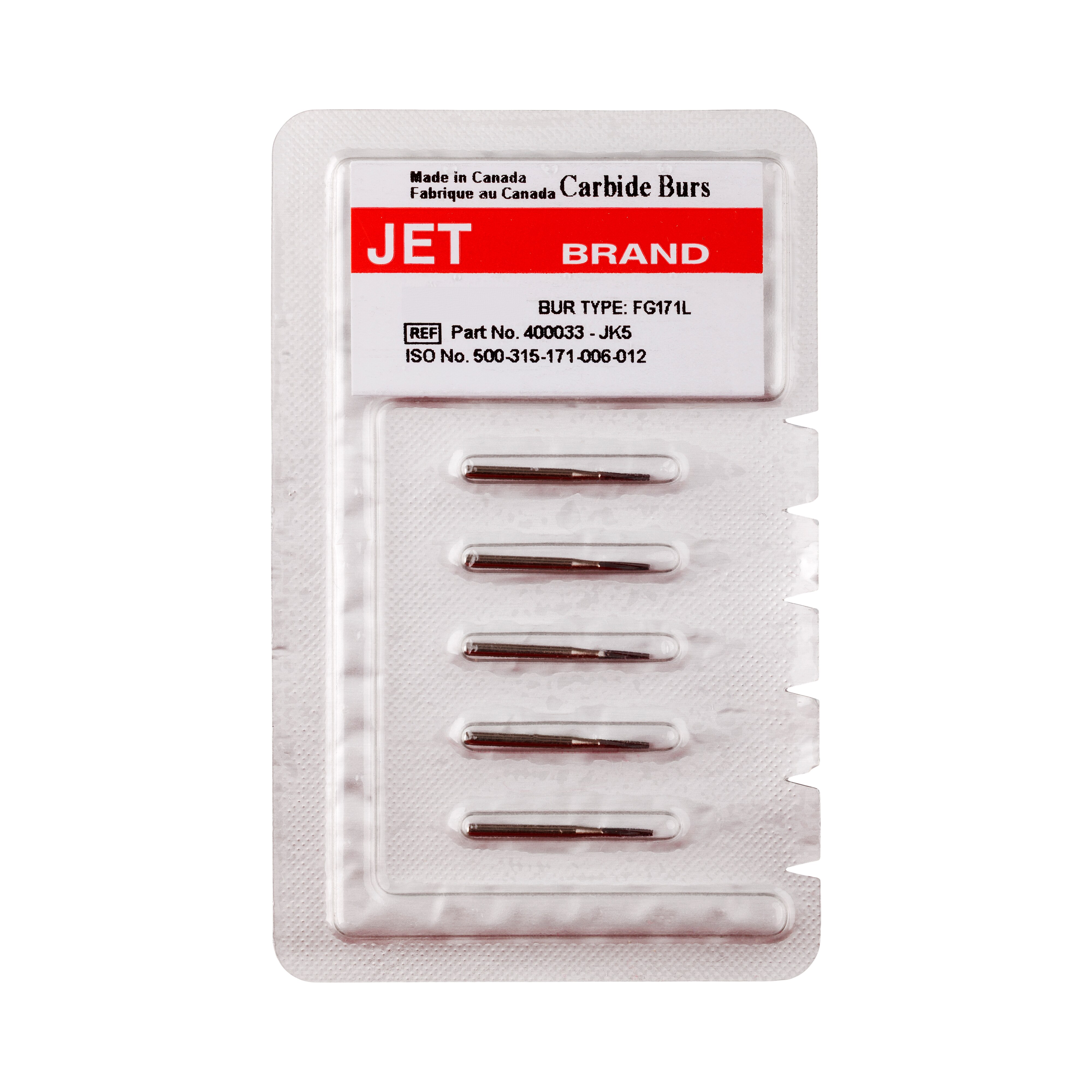 Kerr Jet TC Bur Fiss Tapered FG Long 171L 5pk 1049136 - Henry Schein - UK