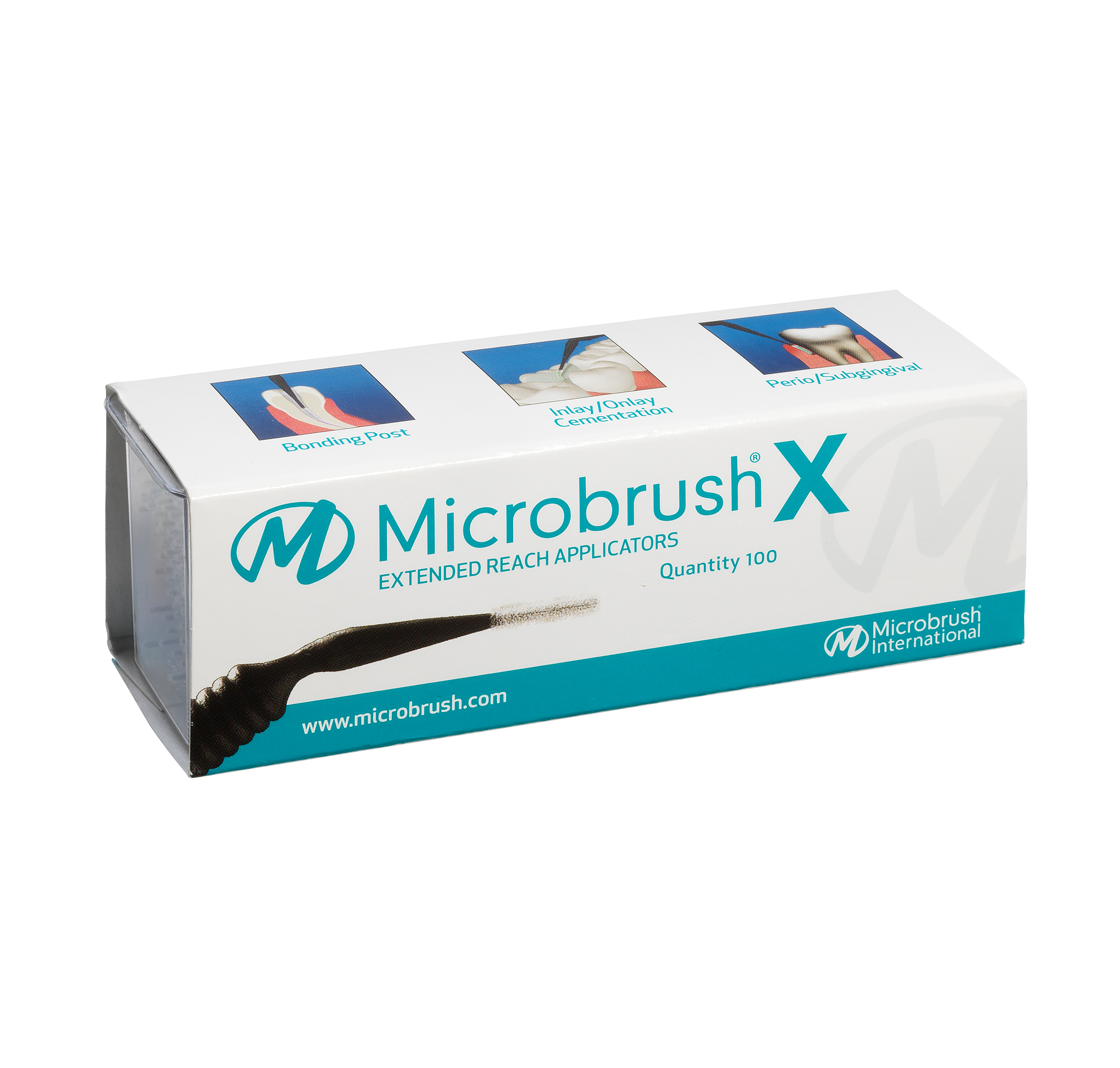 Microbrush Microbrush X Applicators Black 100pk 1076829 - Henry Schein - UK