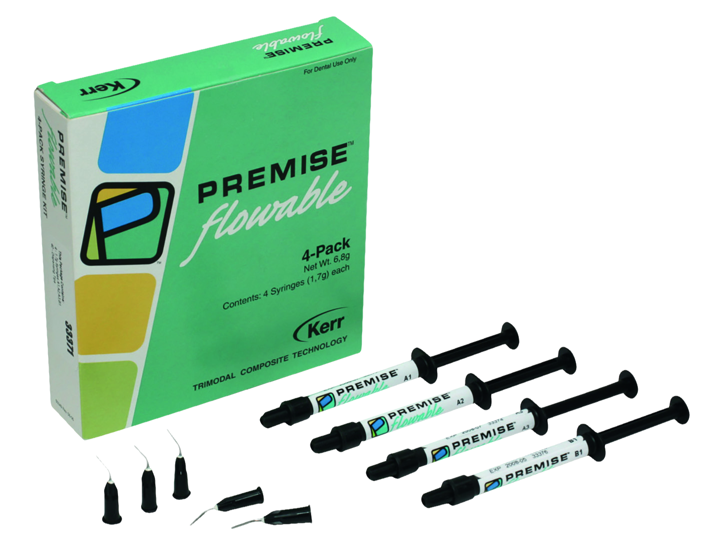 Kerr Premise Flowable Assorted Kit Syringe 4pk 1083771 - Henry Schein - UK