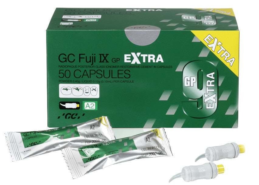 GC Europe Fuji IX GP Extra GI Capsules A2 50pk 1085069 - Henry Schein - UK