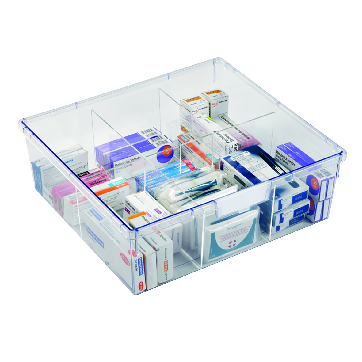 Sunflower Medical Tray Dividers Double Depth 30 60 80 Clear FUR532 ...
