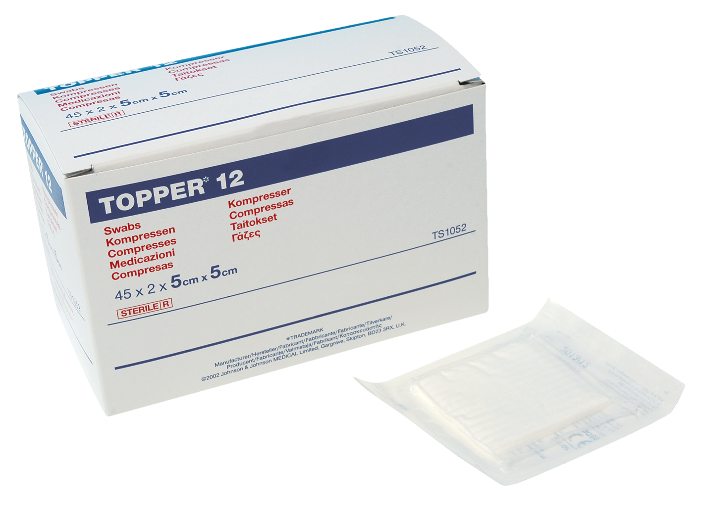 Systagenix Topper 12 Swabs Sterile 5 x 5cm 6-Ply 90pk 1093949 - Henry ...