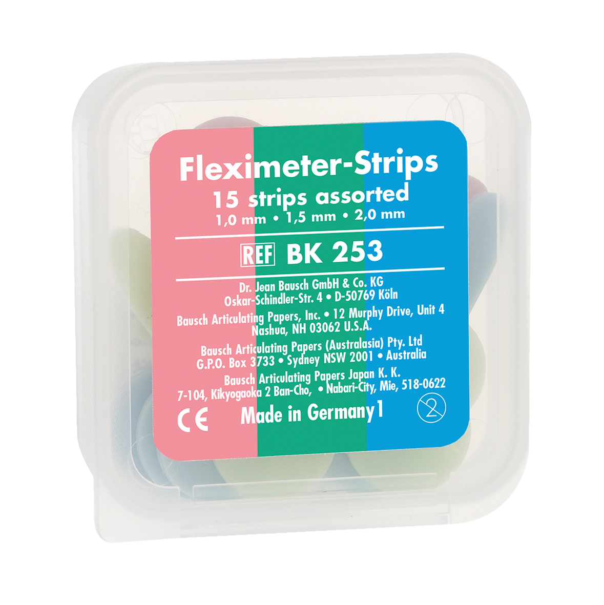 Bausch Fleximeter Strips Assorted 15pk BK253 1095725 - Henry Schein - UK