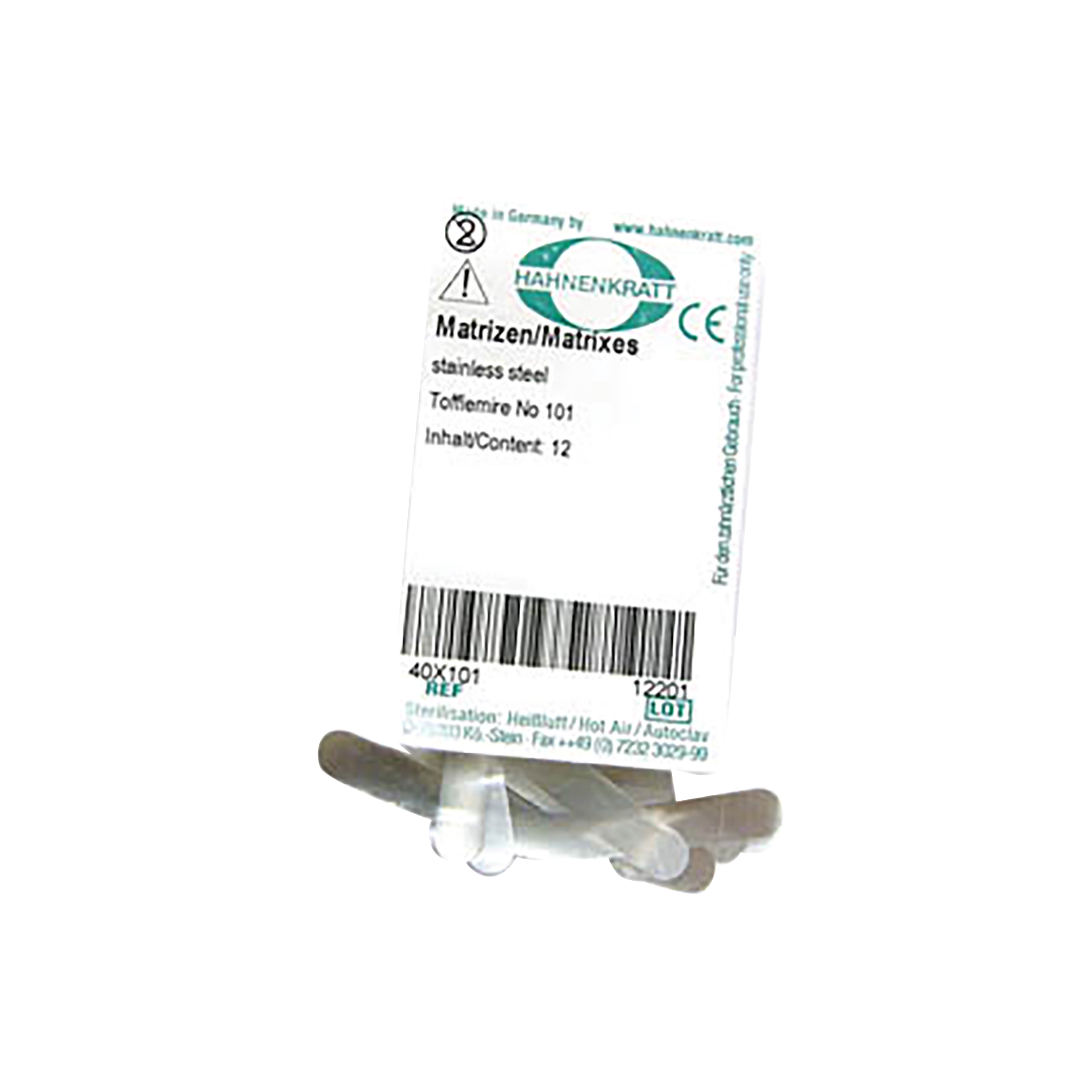 Hahnenkratt Tofflemire Matrix Bands 101 12pk 1097051 - Henry Schein - UK