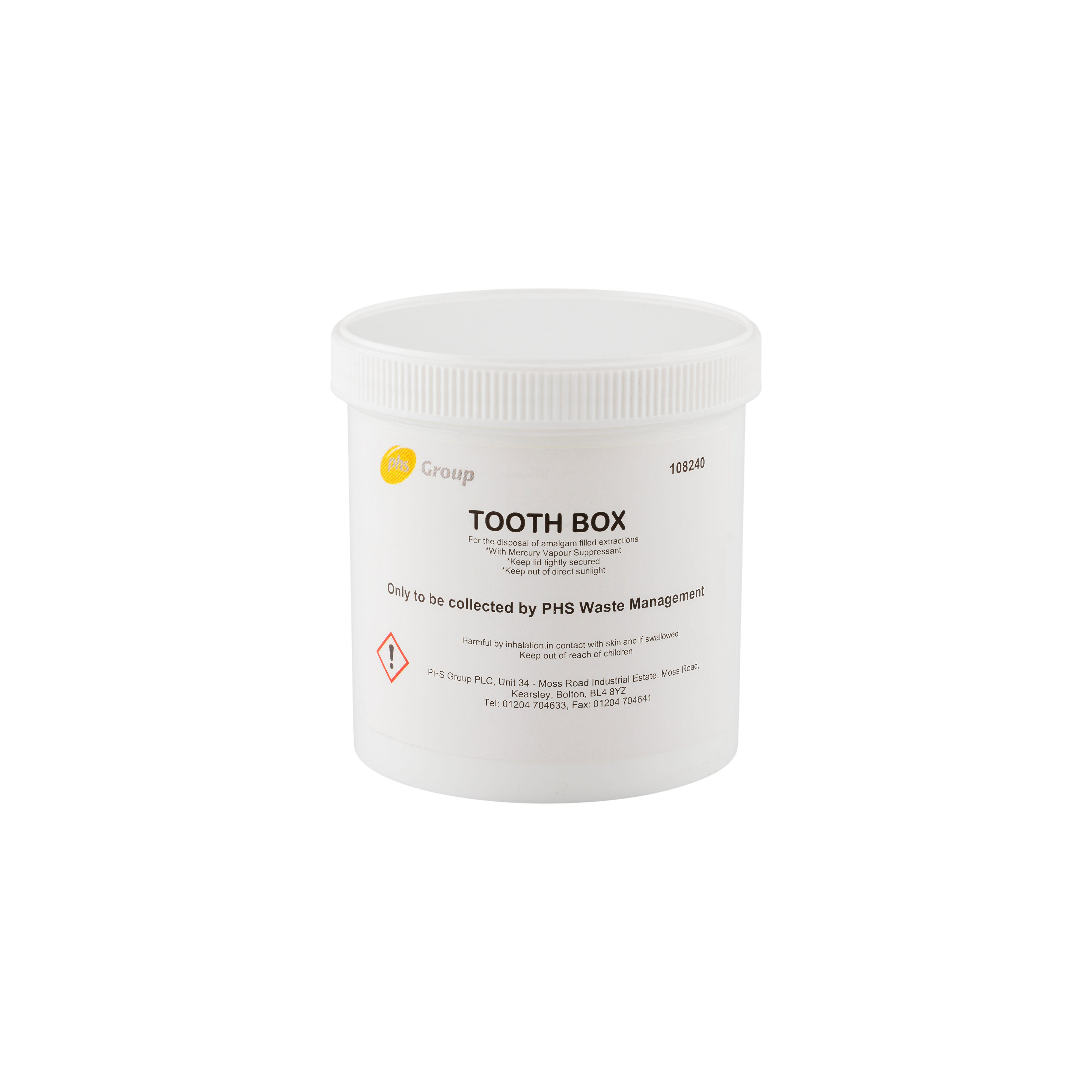 PHS Waste Management Amalgam Tooth Box 1106075 - Henry Schein - UK