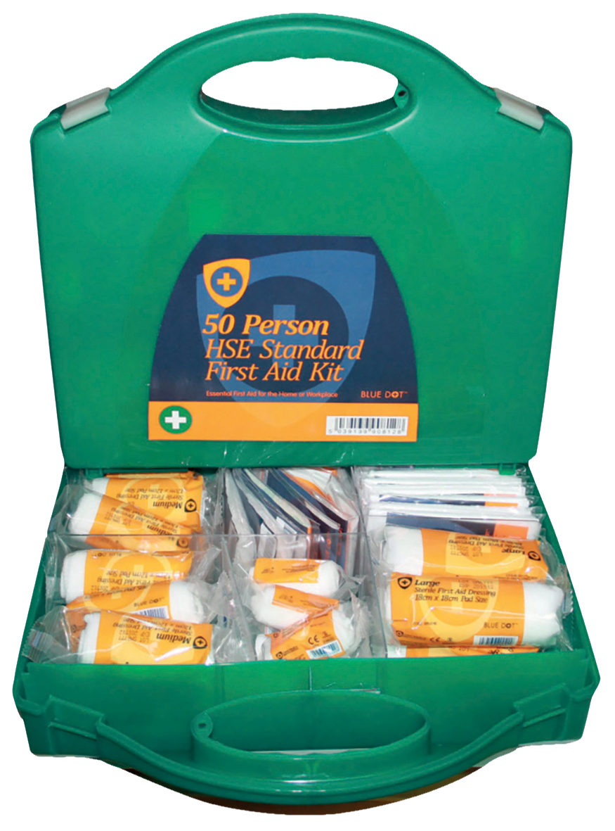 Crest Medical Blue Dot HSE Std 1-50 Person First-Aid Kt Complete ACC814 ...