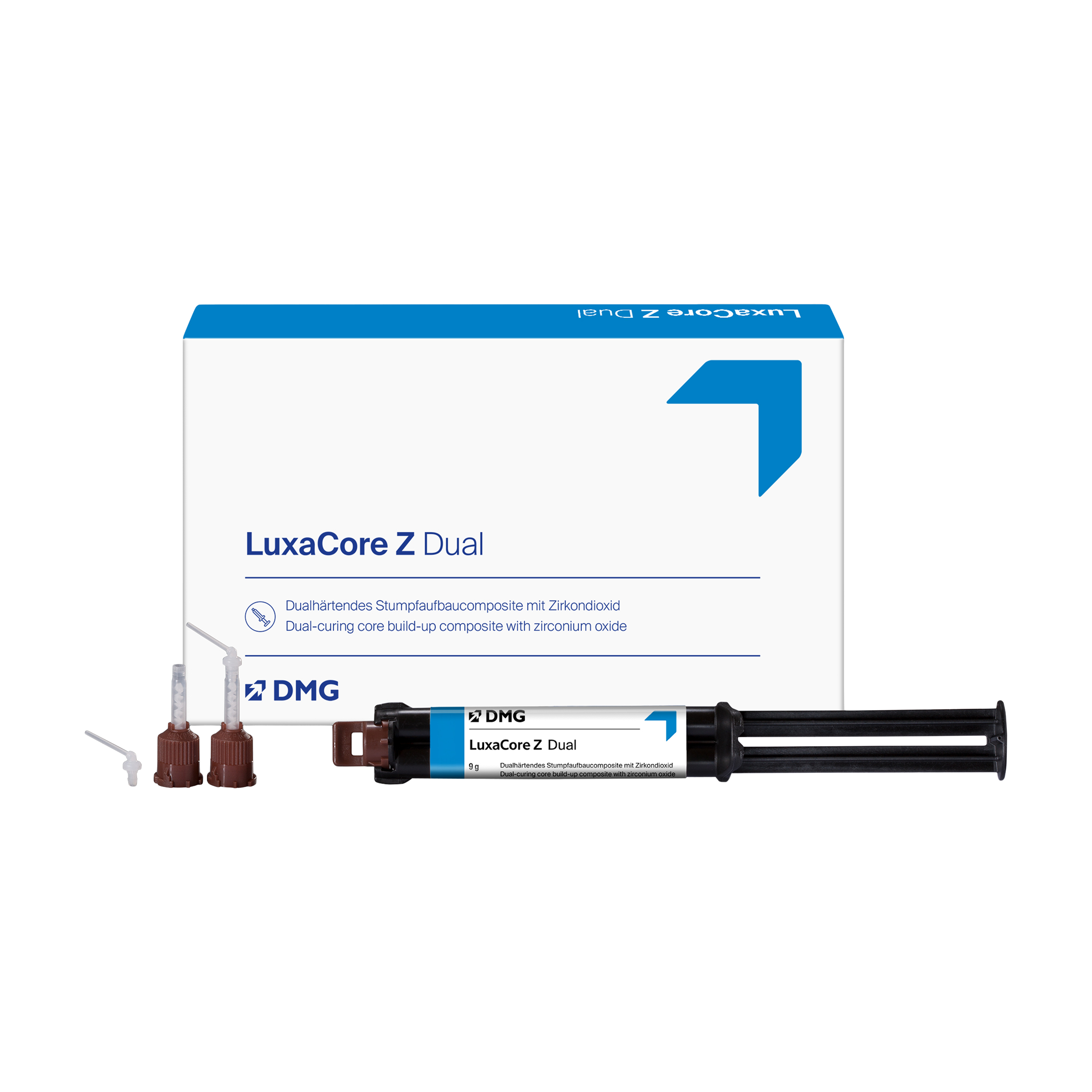 DMG Luxacore Z Dual Smartmix Syringe A3 9g 2pk 1106887 - Henry Schein - UK