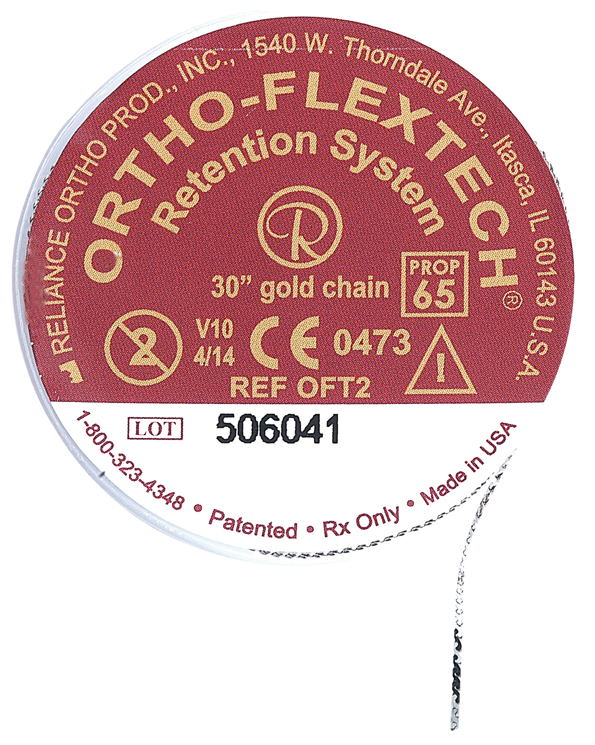 Orthocare UK Ltd. Ortho-Flextech Wire Reel 1108202 - Henry Schein - UK