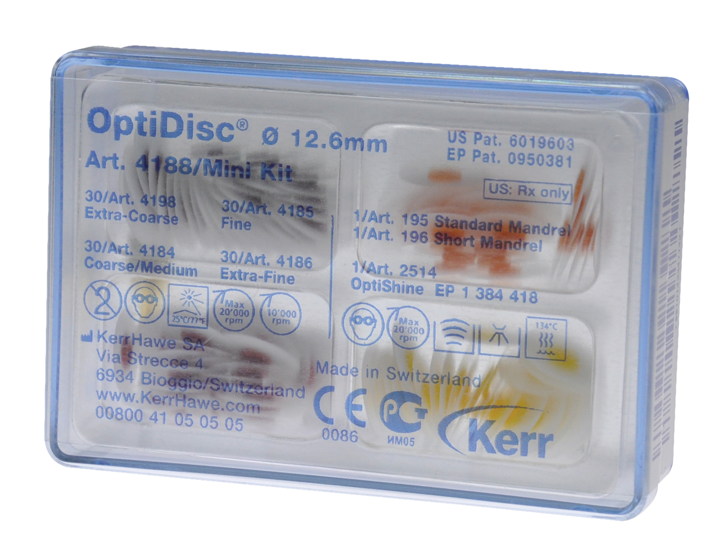 Kerr Optidisc Mini Kit 12.6mm 120pk 1110050 - Henry Schein - Ireland