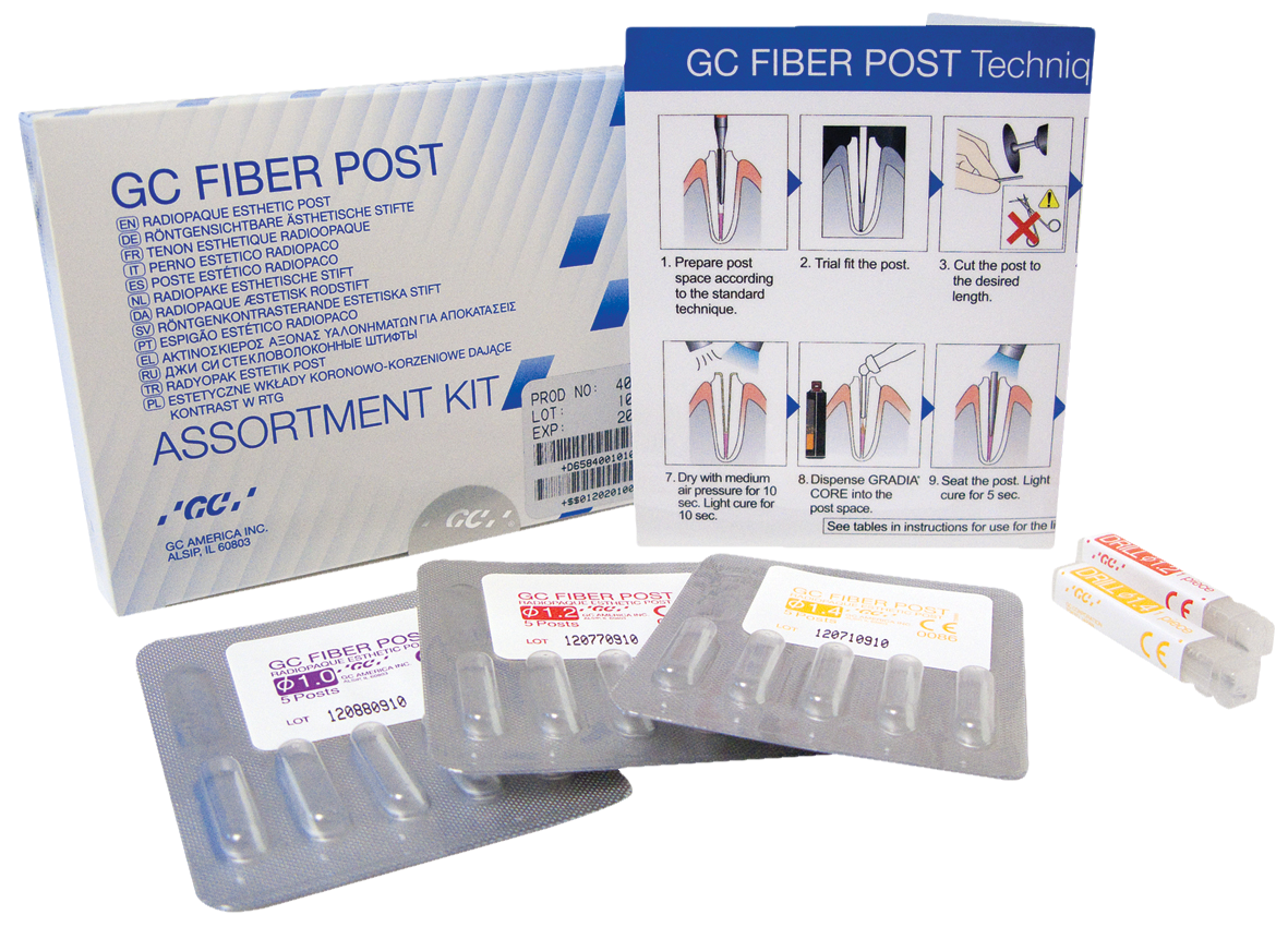 GC Europe GC Fiber Post Assortment Kit 1111288 - Henry Schein - UK