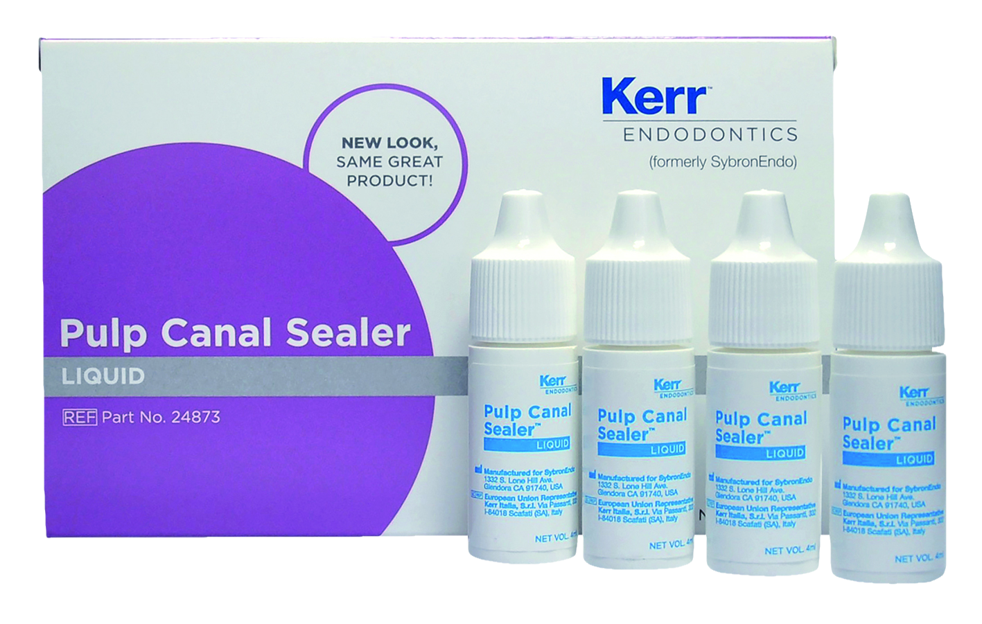 Kerr Endodontics Pulp Canal Sealer Liquid Refill 4ml 4pk 1116686 ...