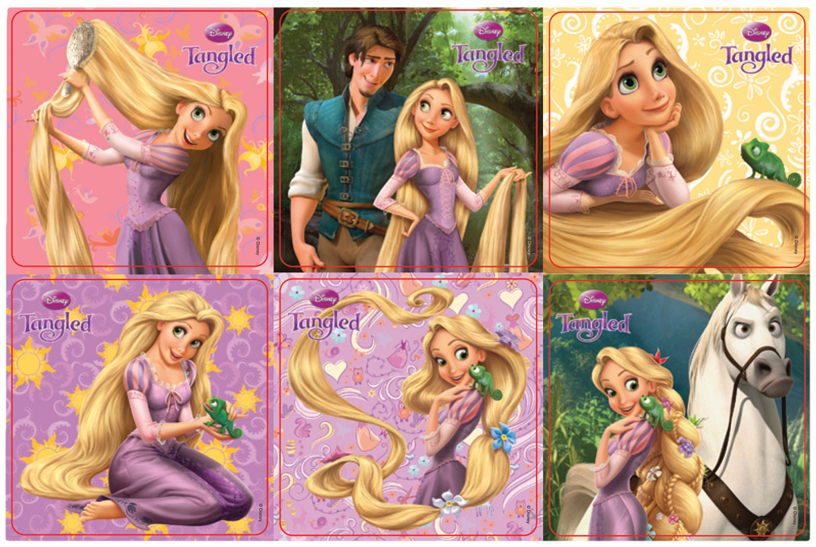 Sherman Speciality Stickers Disney Tangled 100pk 1121614 - Henry Schein ...