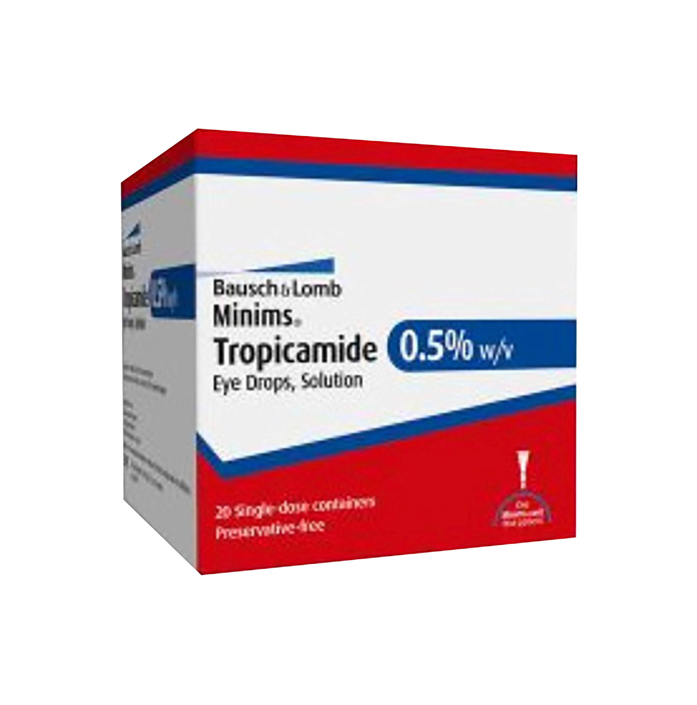 Bausch & Lomb Minims Tropicamide 0.5% Single Dose 20pk PHA298 - Henry ...
